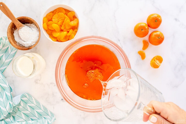 Whipped Jello: Mandarin Orange Mousse Dessert- Amanda's Cookin'