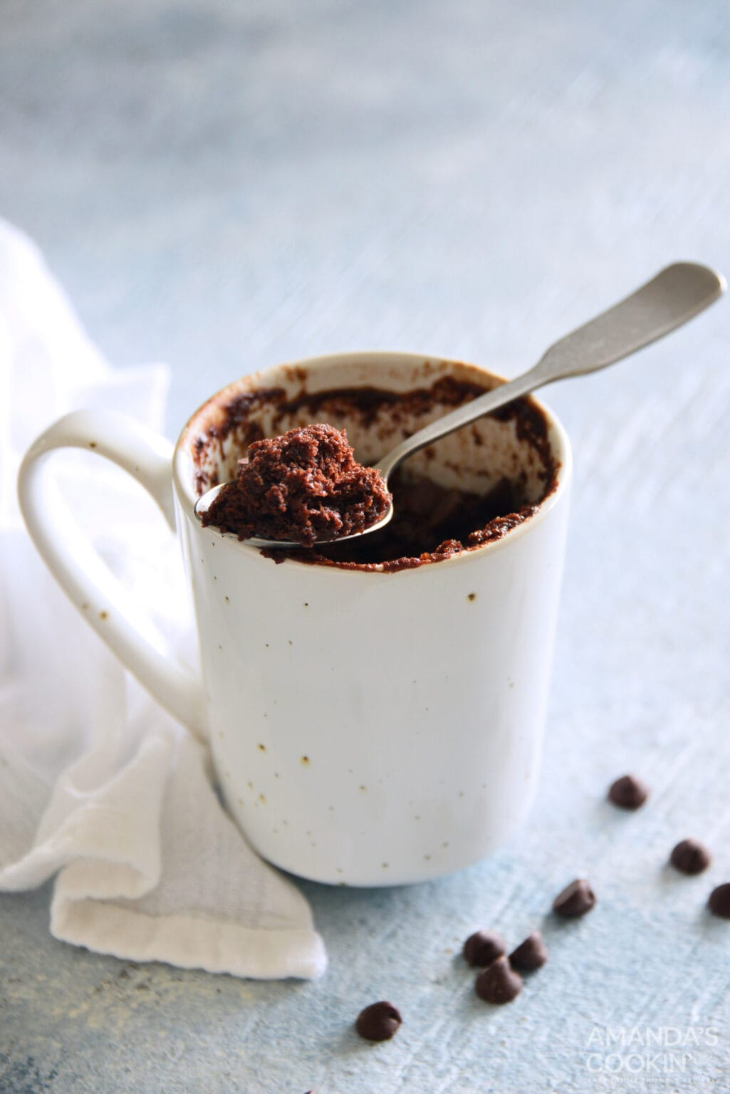 Chocolate Mug Cake - Amanda's Cookin' - Cake & Cupcakes