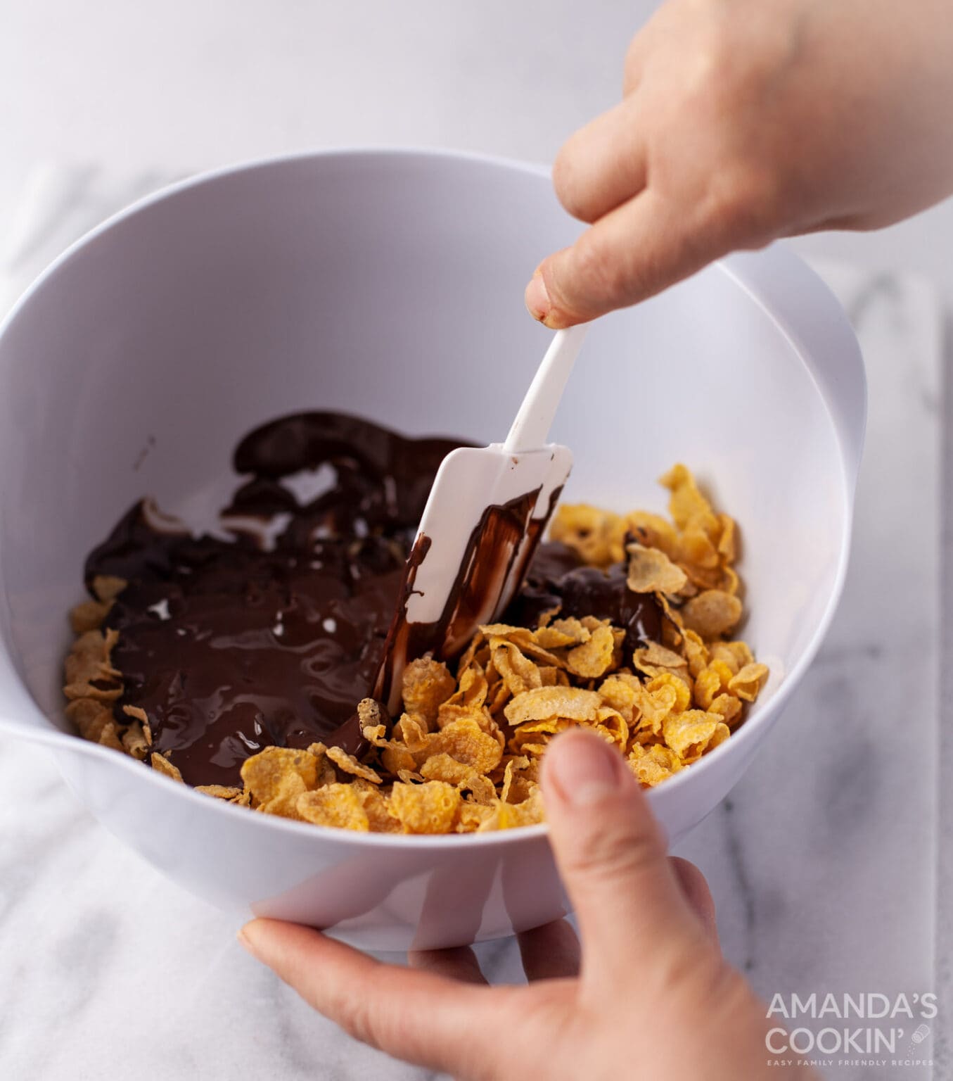 No Bake Cornflake Cookies - Amanda's Cookin' - No Bake Desserts