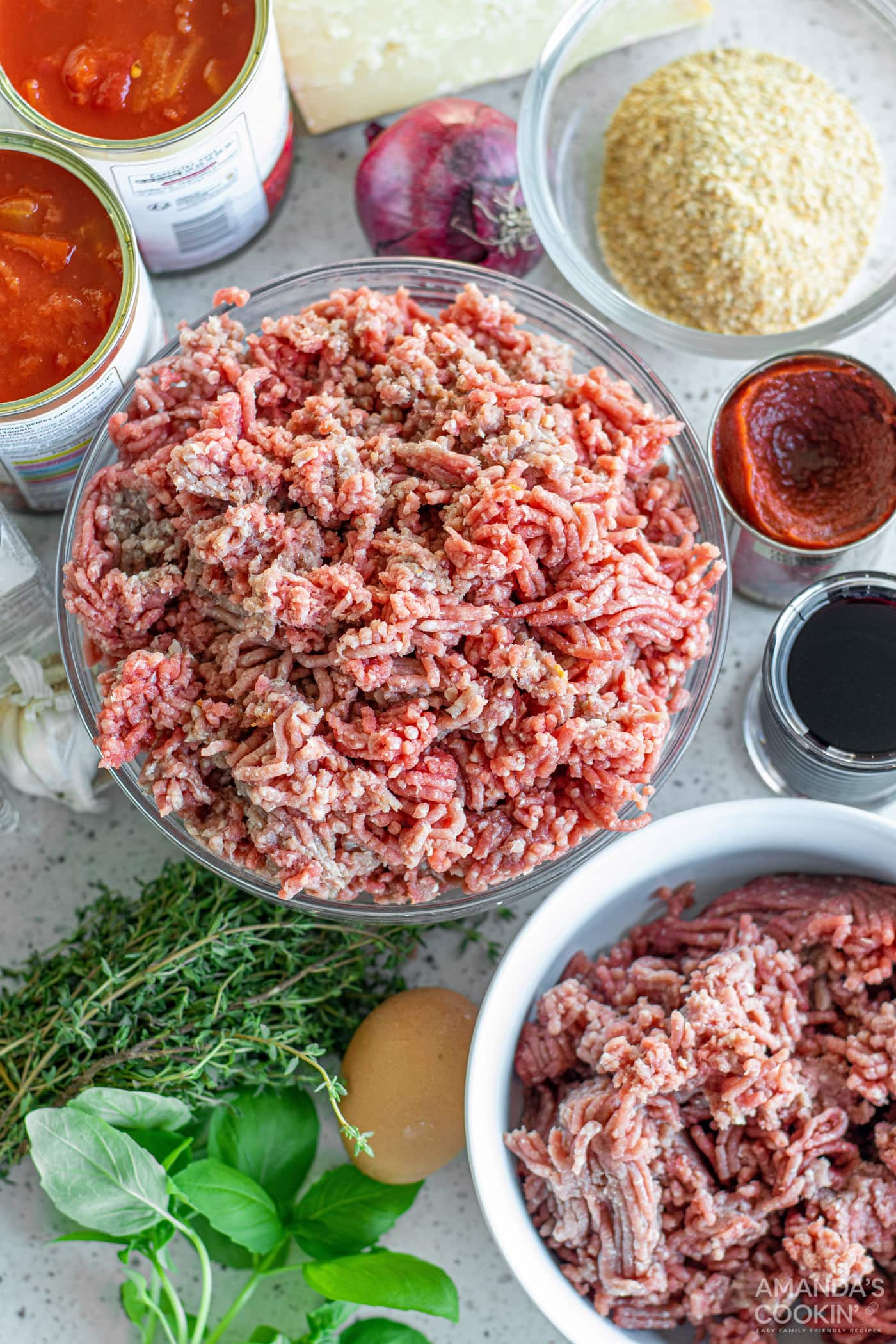 Spaghetti and Meatballs in Marinara Sauce - Amanda's Cookin' - Pasta