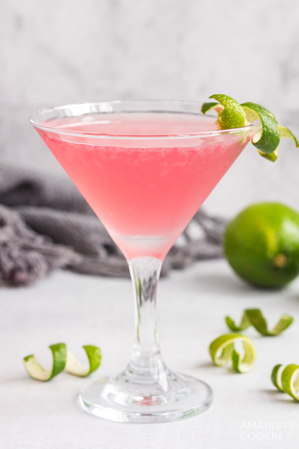 Cosmopolitan Cocktail - Amanda's Cookin' - Cocktails
