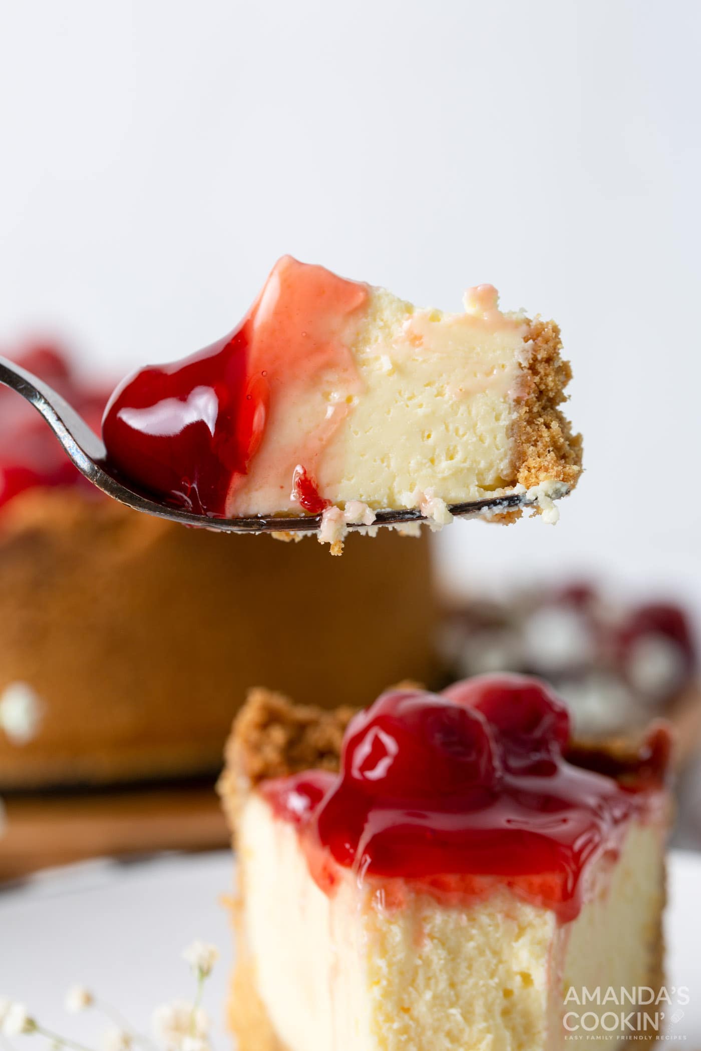 Instant Pot Cheesecake - Amanda's Cookin' - Cheesecakes