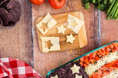 Taco Salad Flag - Amanda's Cookin' - Patriotic