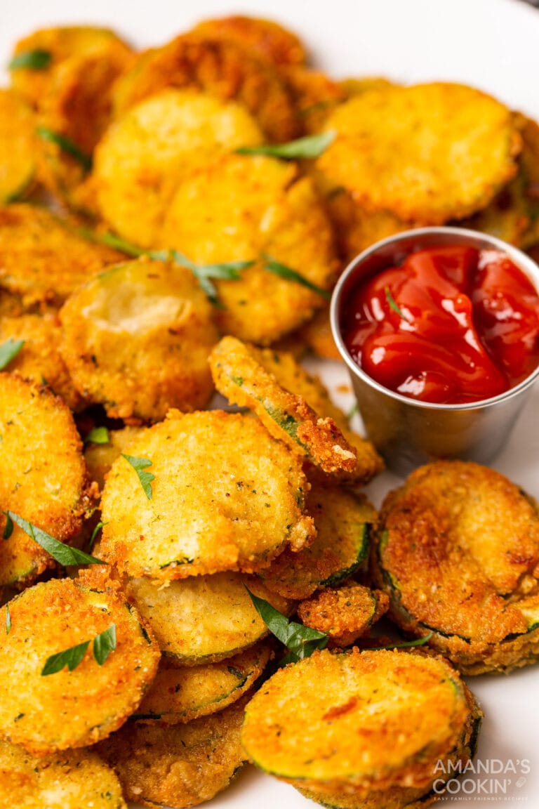 Fried Zucchini - Amanda's Cookin' - Apps & Finger Foods