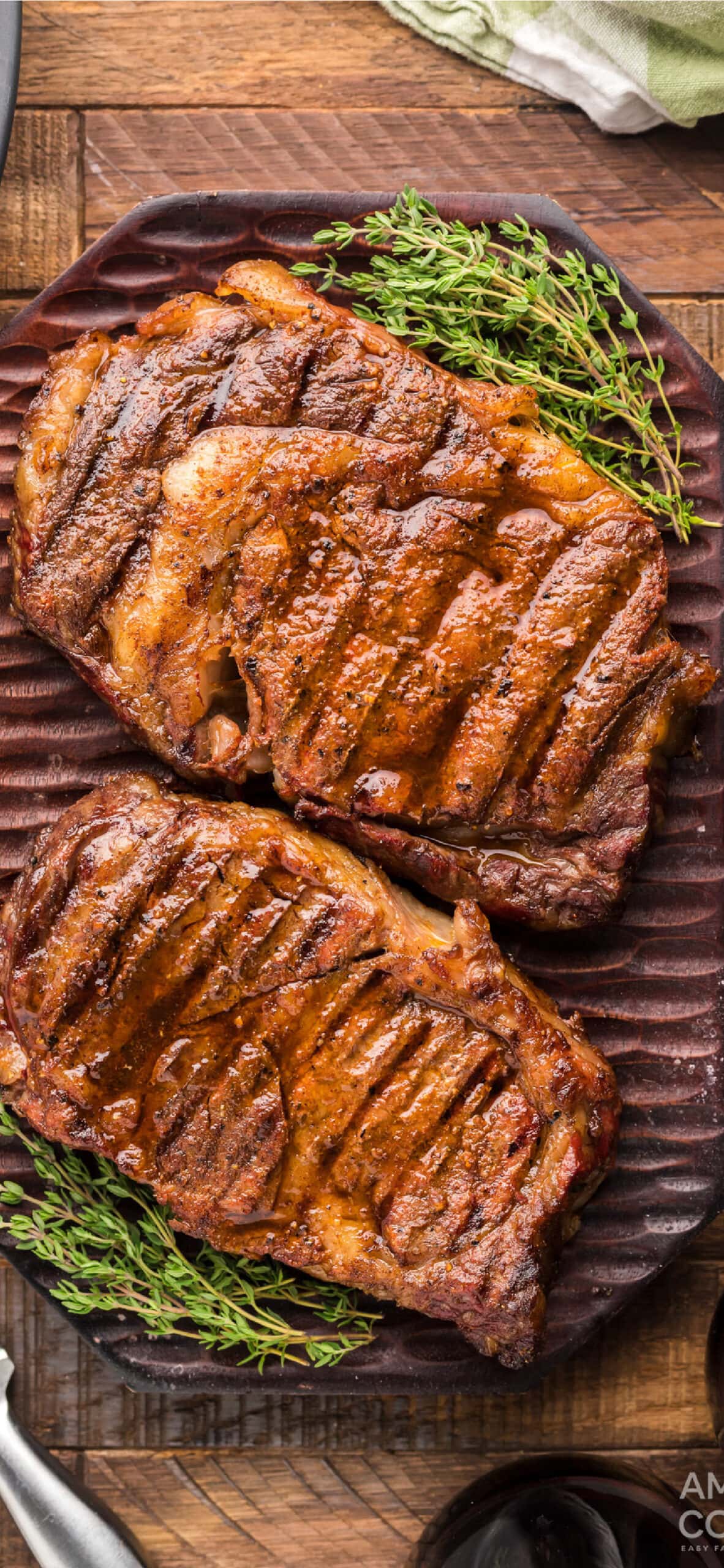 Smoked Ribeye Steak - Amanda's Cookin' - Beef