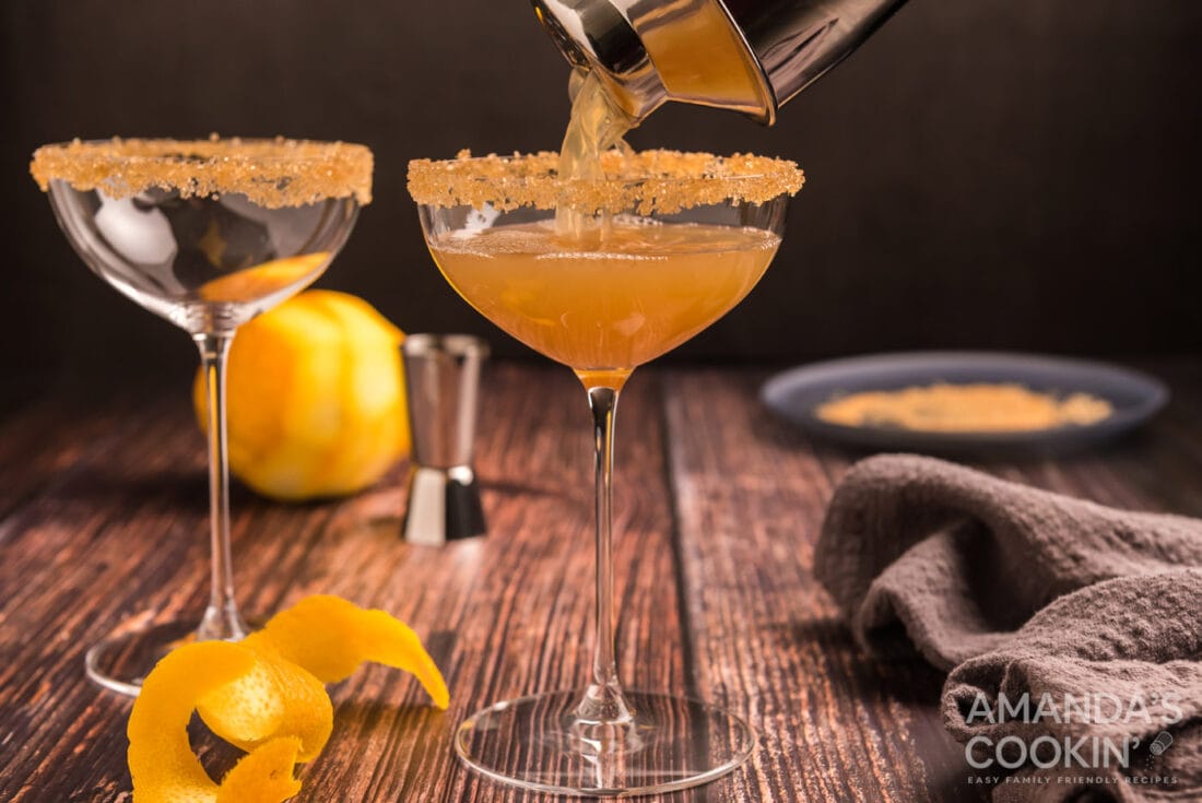 Sidecar Cocktail - Amanda's Cookin' - Cocktails
