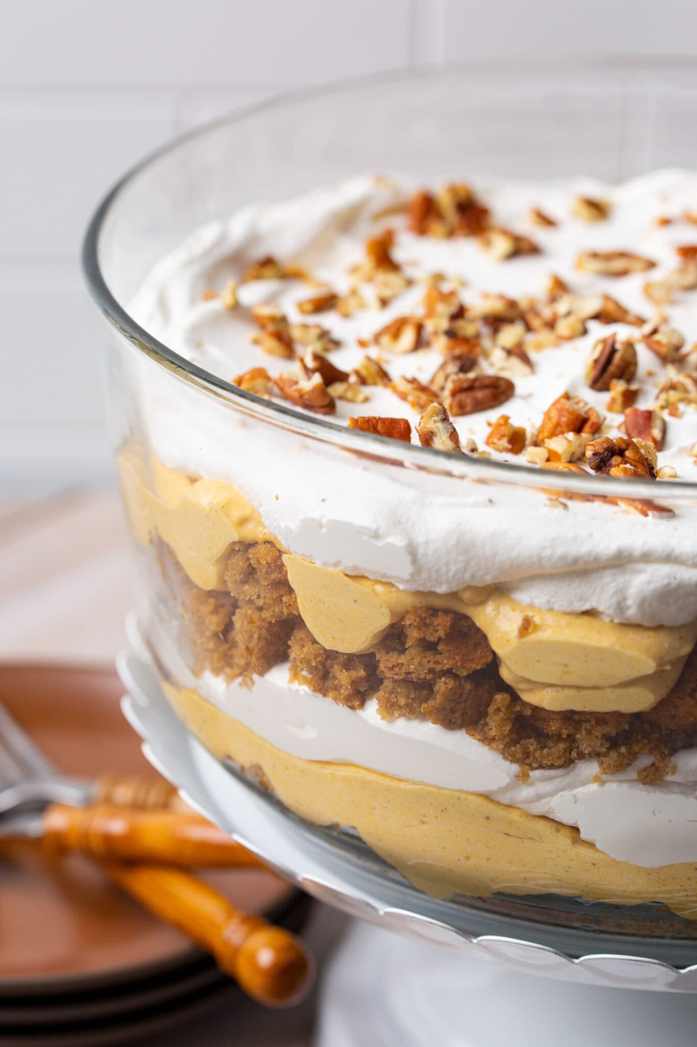 Pumpkin Trifle - Amanda's Cookin' - Trifles & Parfaits