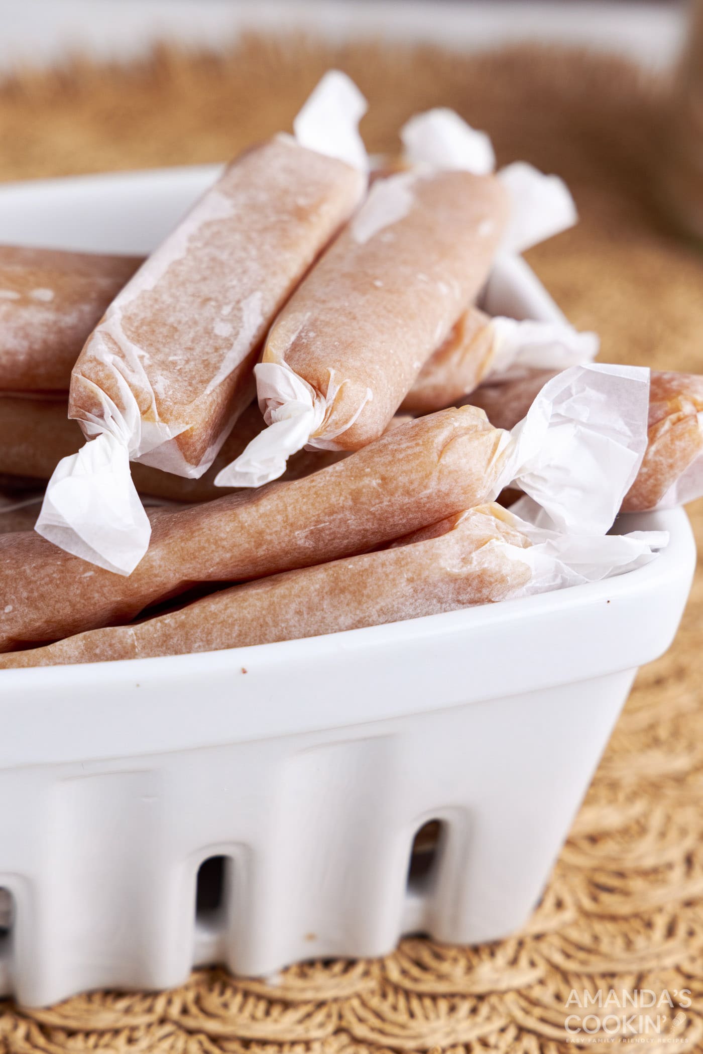 Microwave Caramels - Amanda's Cookin' - Candy