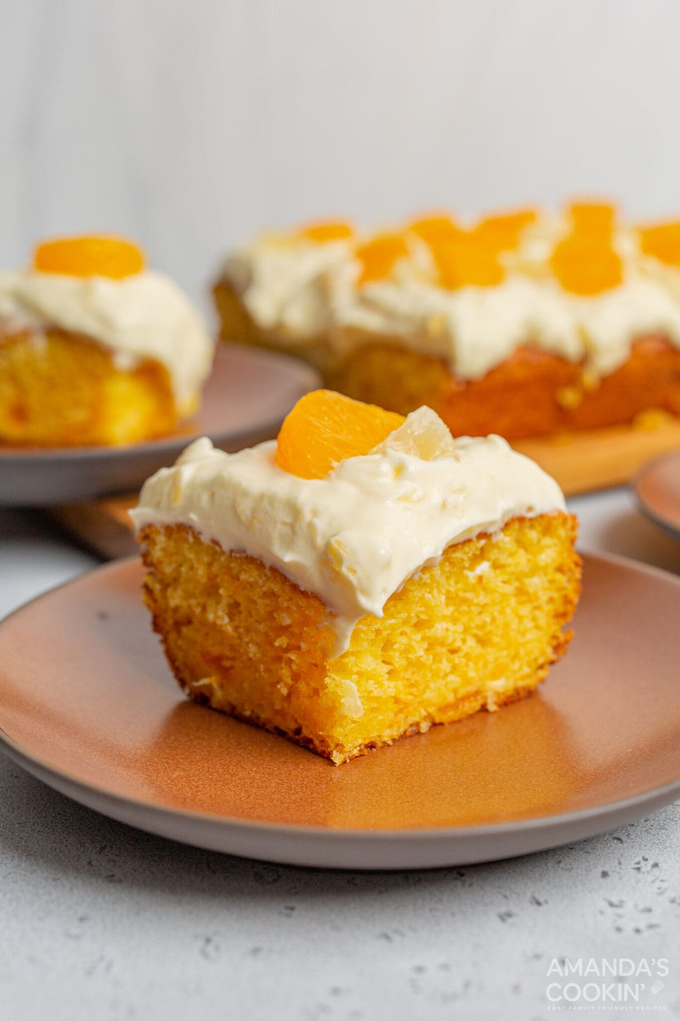 Orange Pineapple Cake - Amanda's Cookin' - Cake & Cupcakes