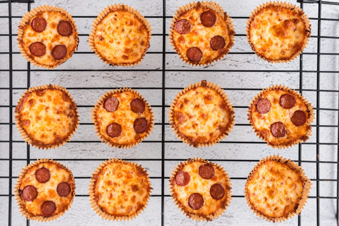 Cauliflower Mini Pizzas - Amanda's Cookin' - Low Carb