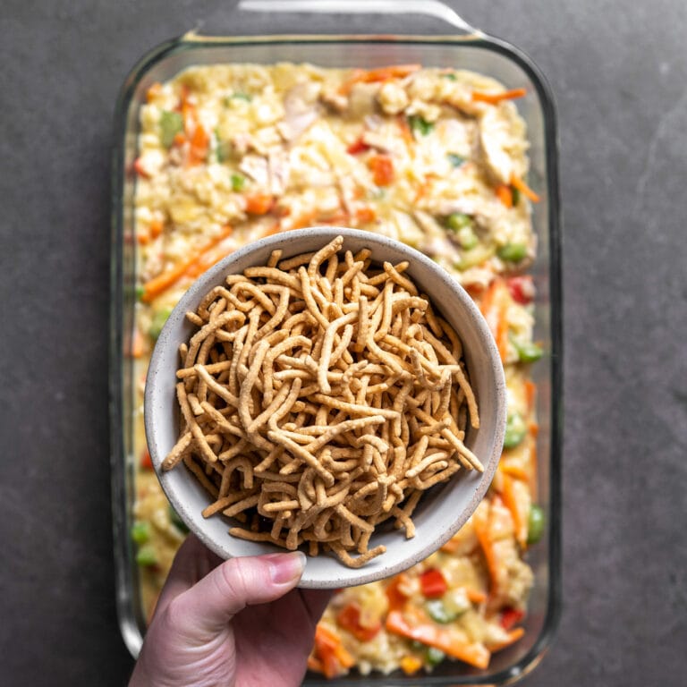 Chicken Chow Mein Casserole - Amanda's Cookin' - Casseroles