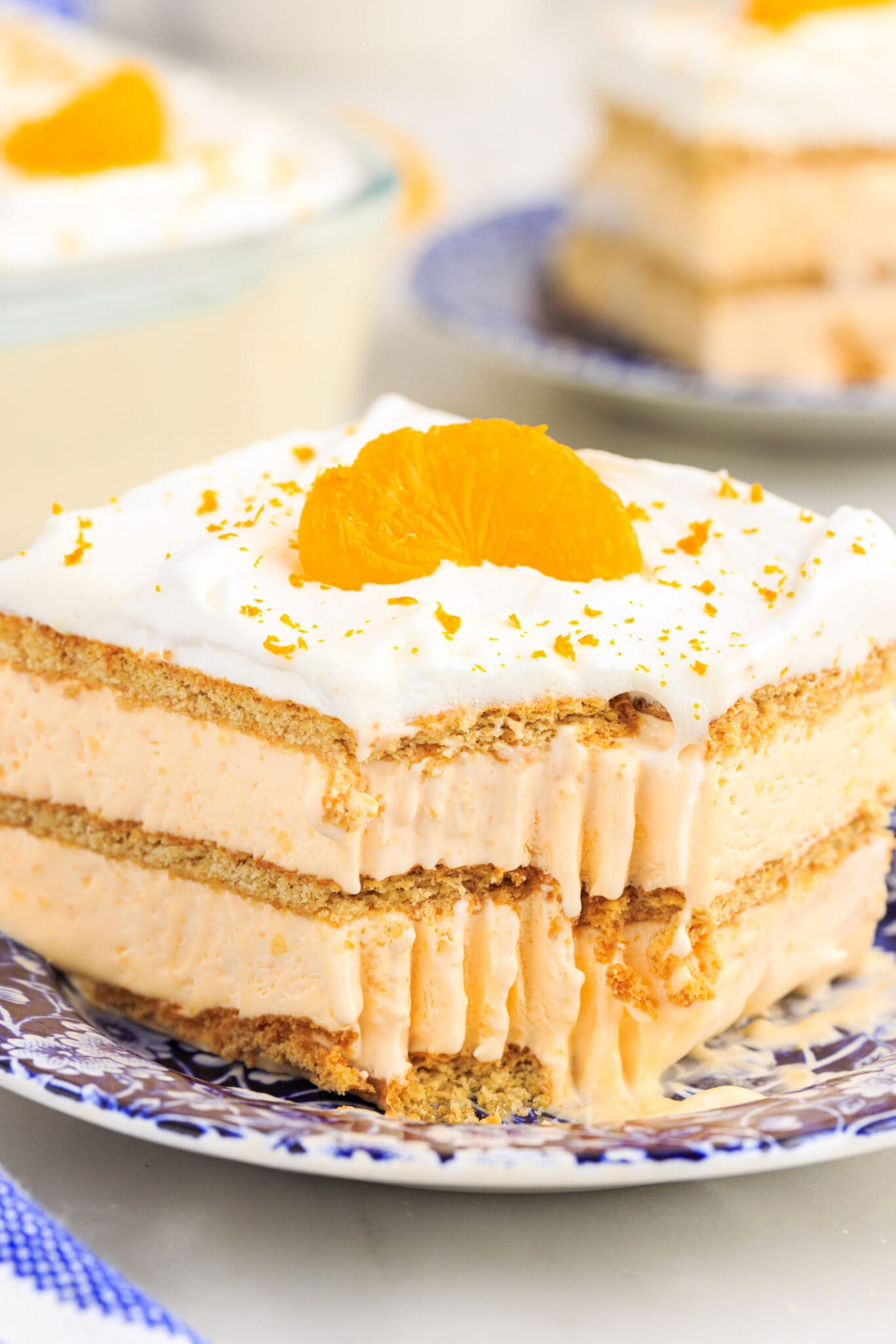 Orange Icebox Cake - Amanda's Cookin' - Ice Cream & Frozen Treats