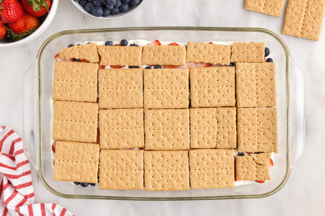 Mixed Berry Icebox Cake - Amanda's Cookin' - No Bake Desserts