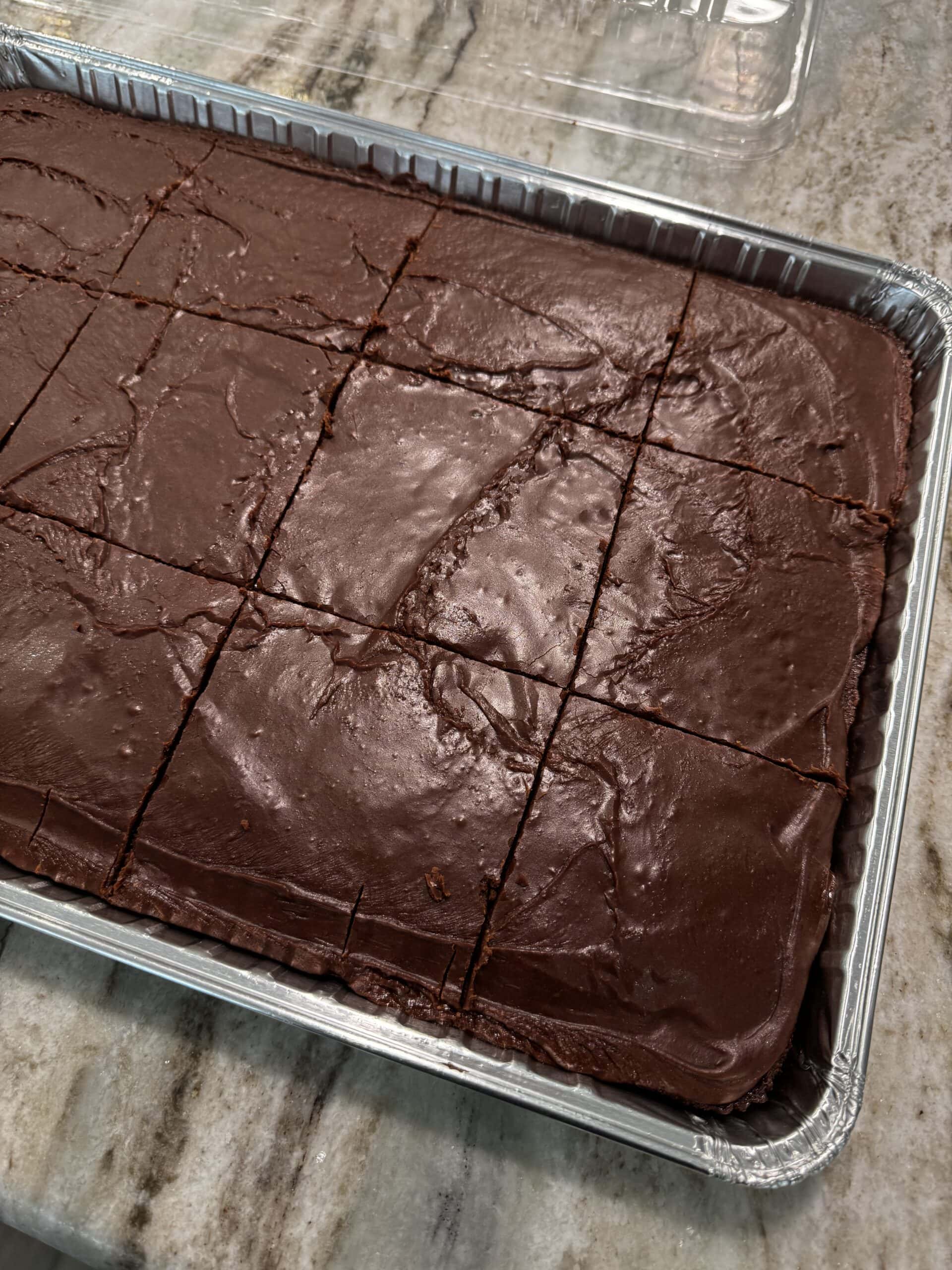 Texas Sheet Cake: Fudgy chocolate cake you will love