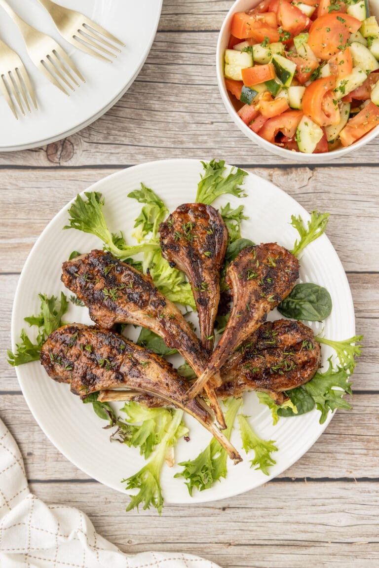 Grilled Lamb Chops - Amanda's Cookin' - On the Grill