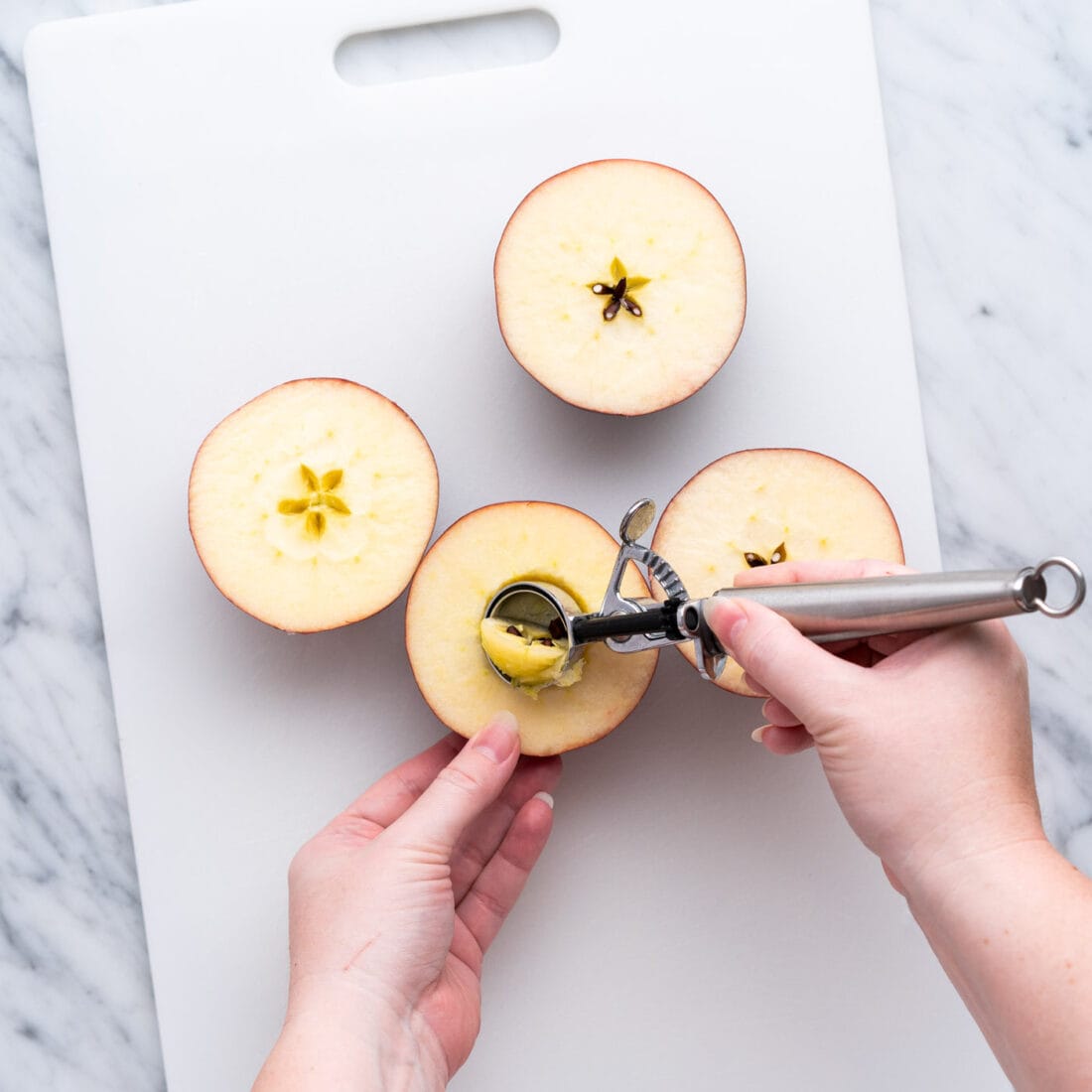 Air Fryer Baked Apples - Amanda's Cookin' - Air Fryer Recipes