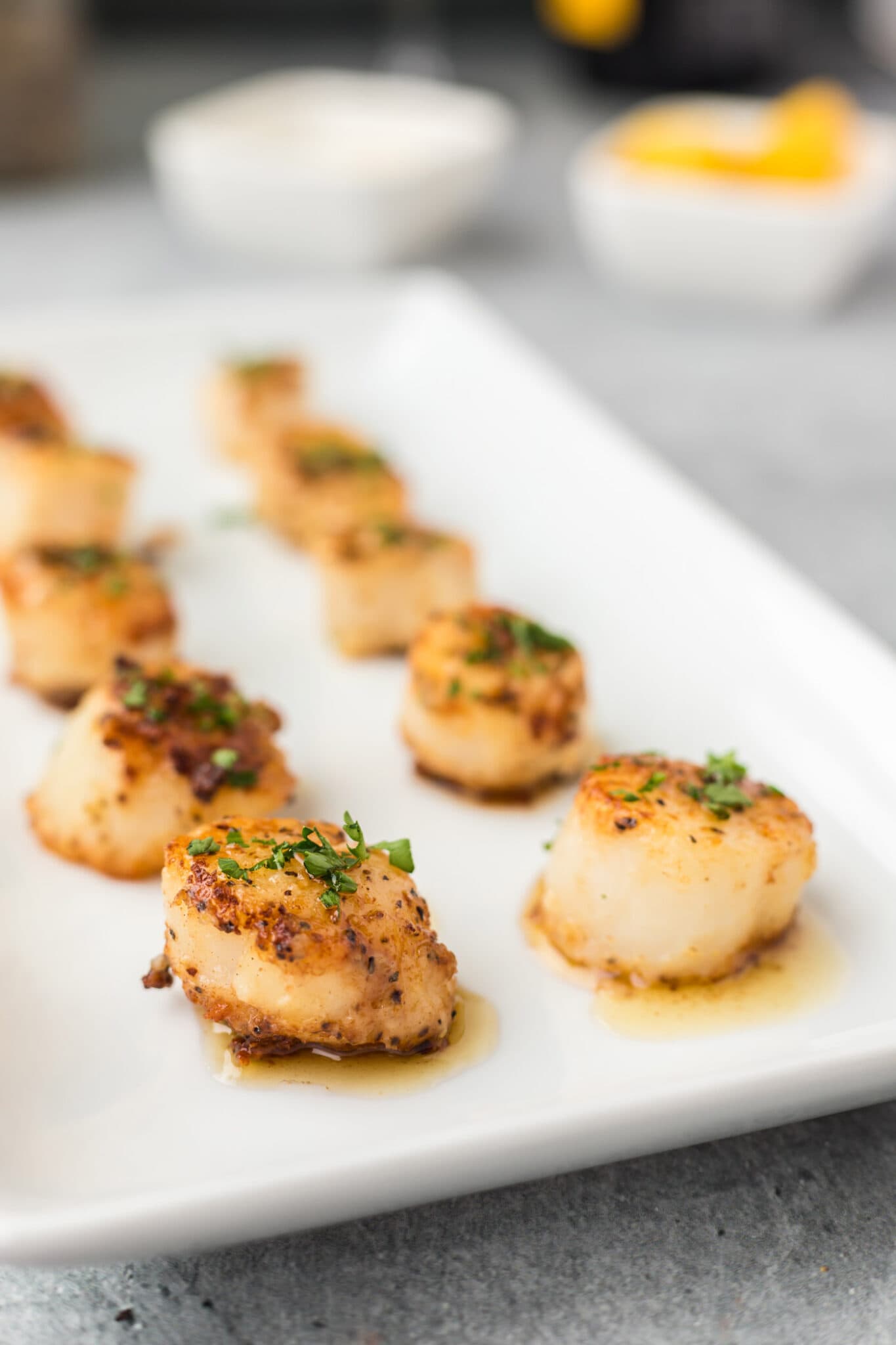 Pan Seared Scallops - Amanda's Cookin' - Fish & Seafood