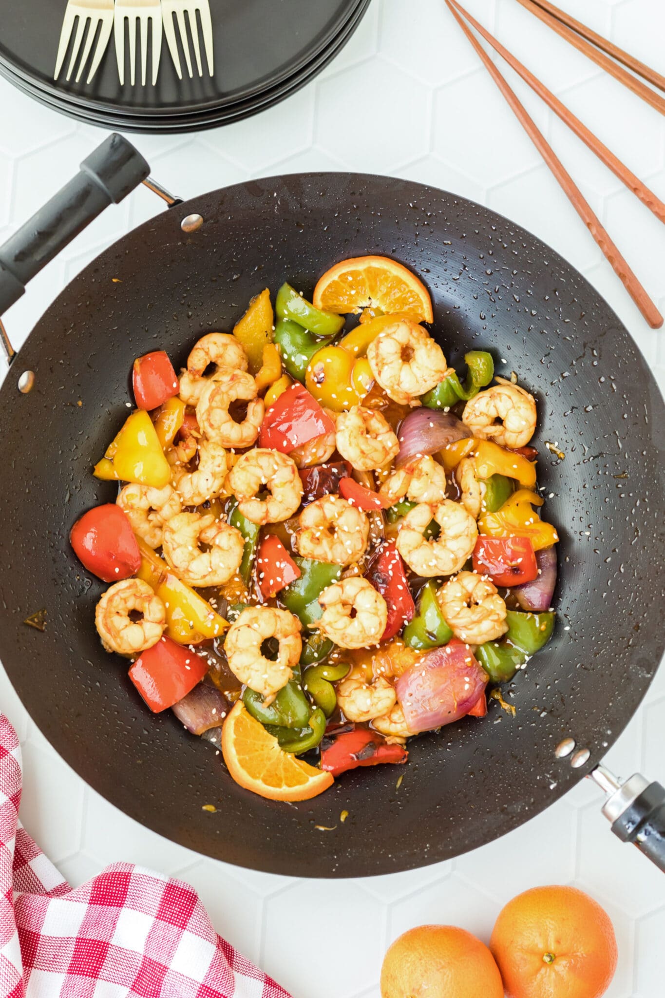 Citrus Pepper Shrimp - Amanda's Cookin' - Stovetop Meals
