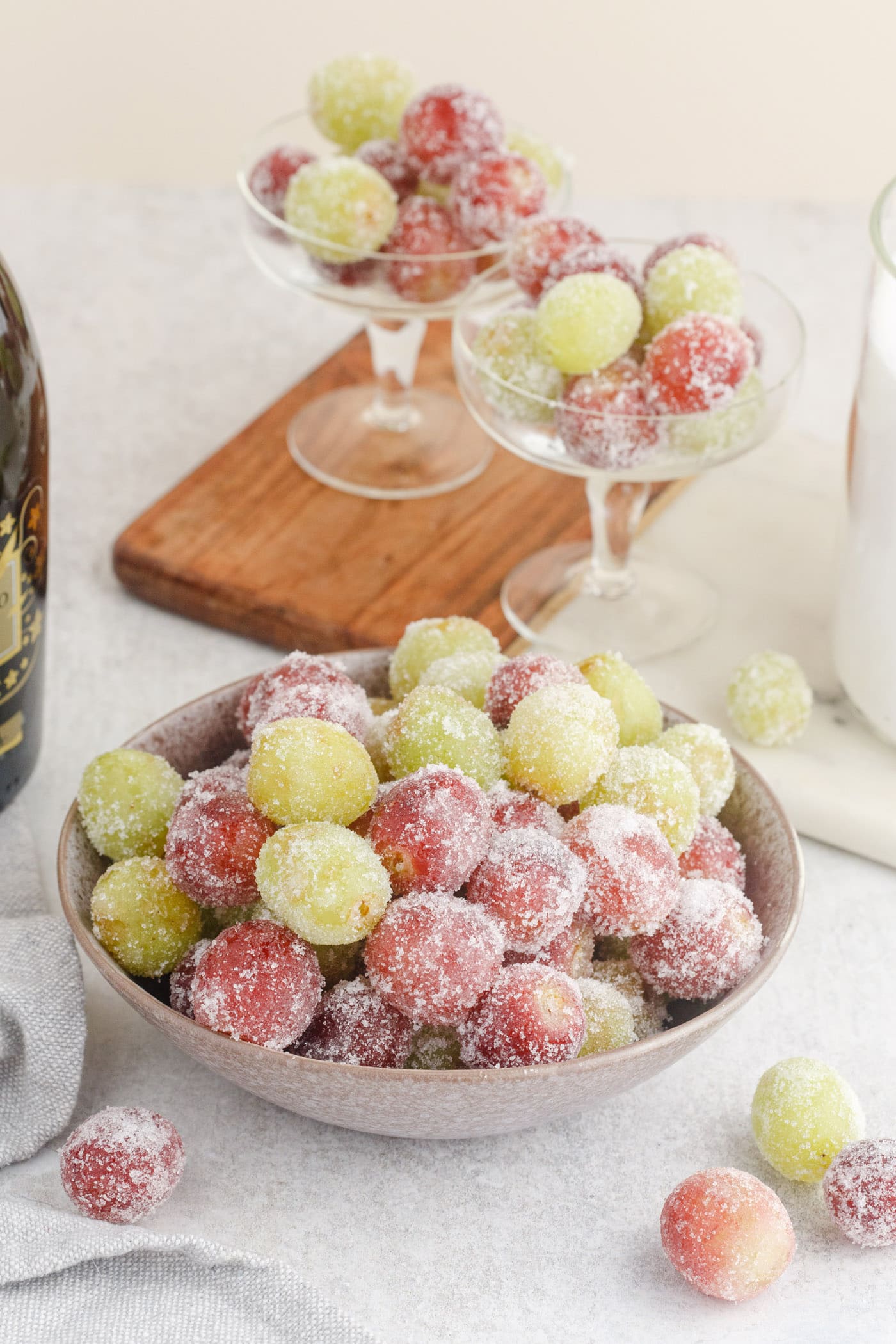 Prosecco Vodka Grapes - Amanda's Cookin' - Cocktails