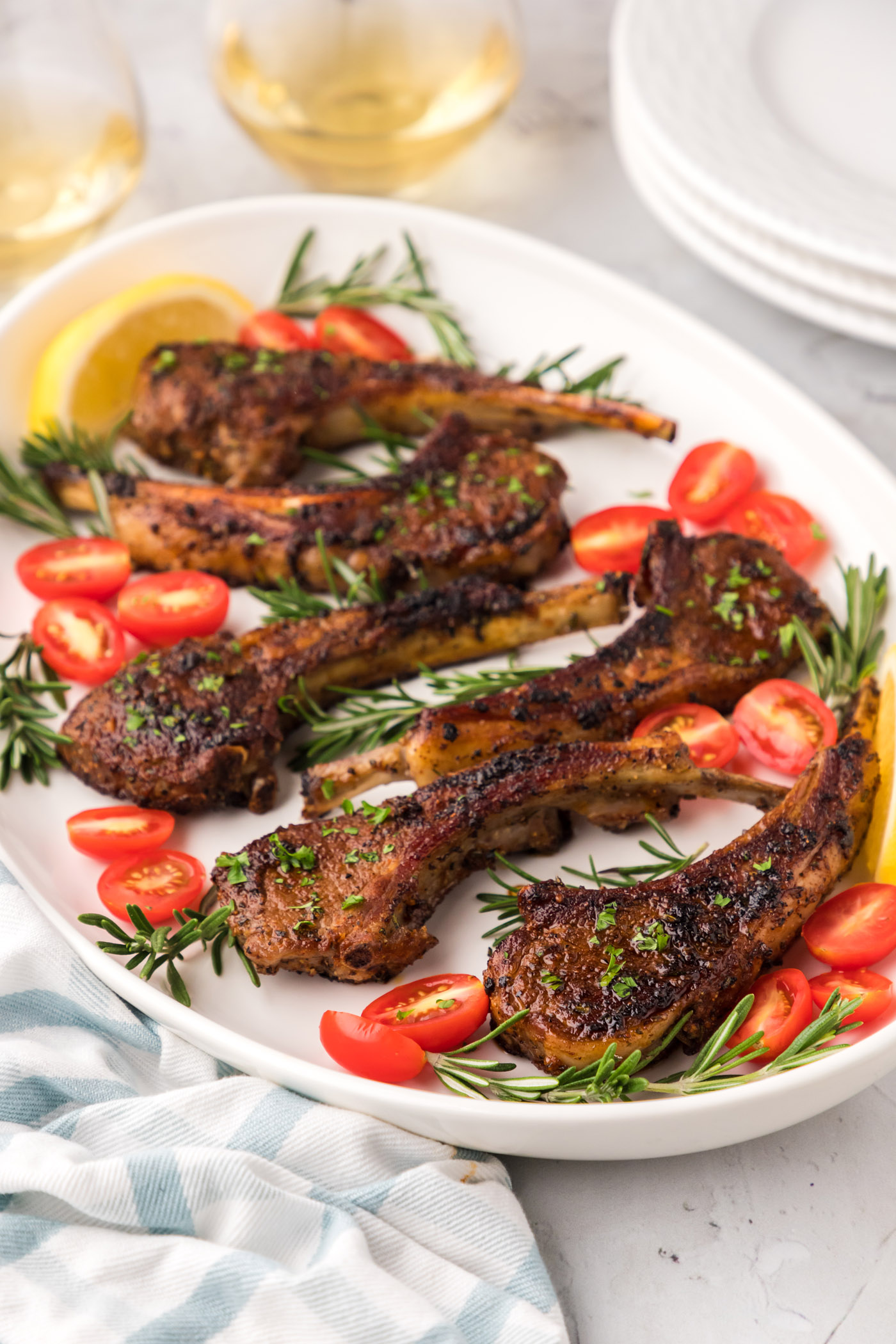 Baked Lamb Chops - Amanda's Cookin' - Lamb