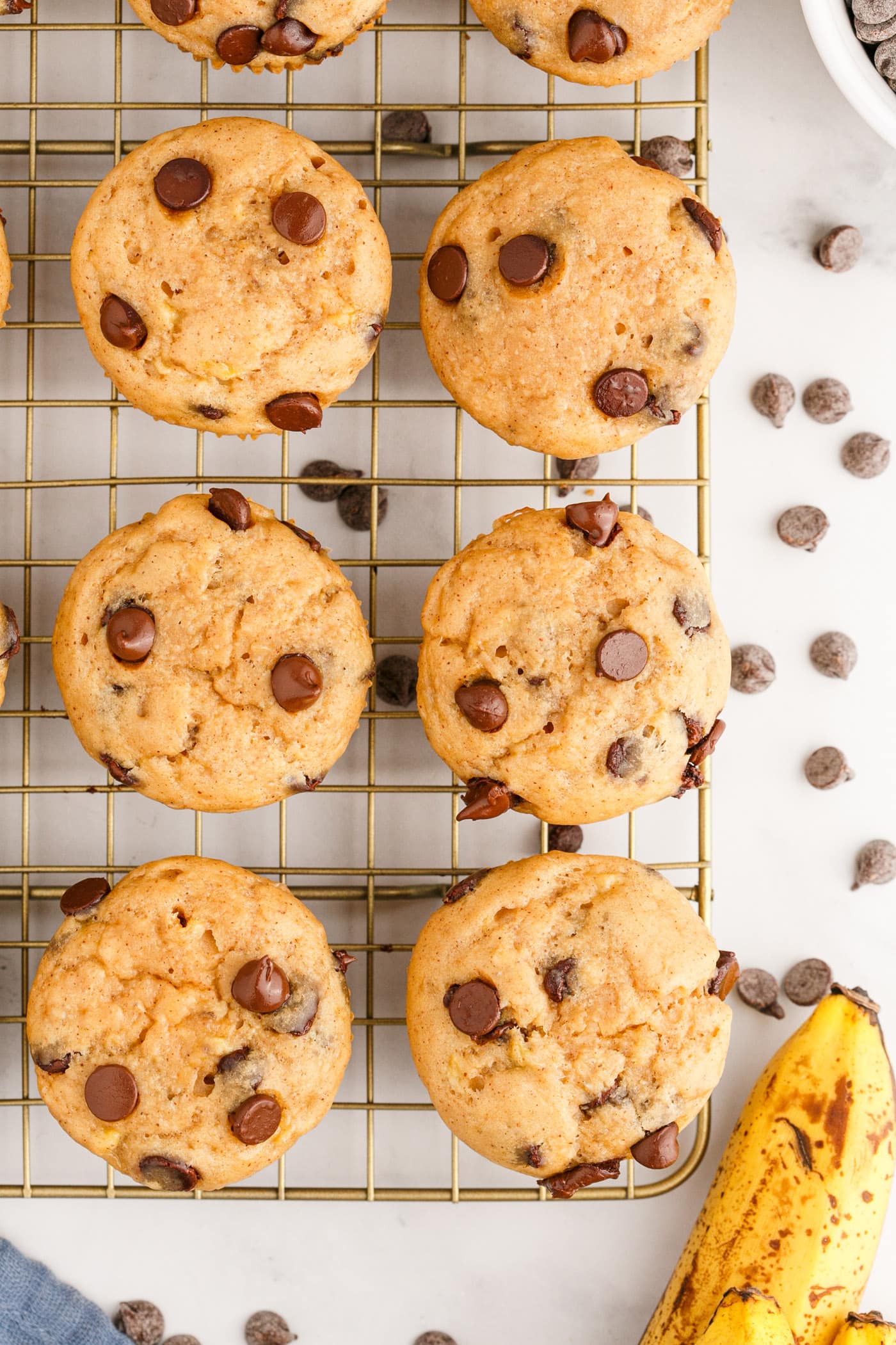 Chocolate Chip Banana Muffins - Amanda's Cookin' - Quick Bread & Muffins