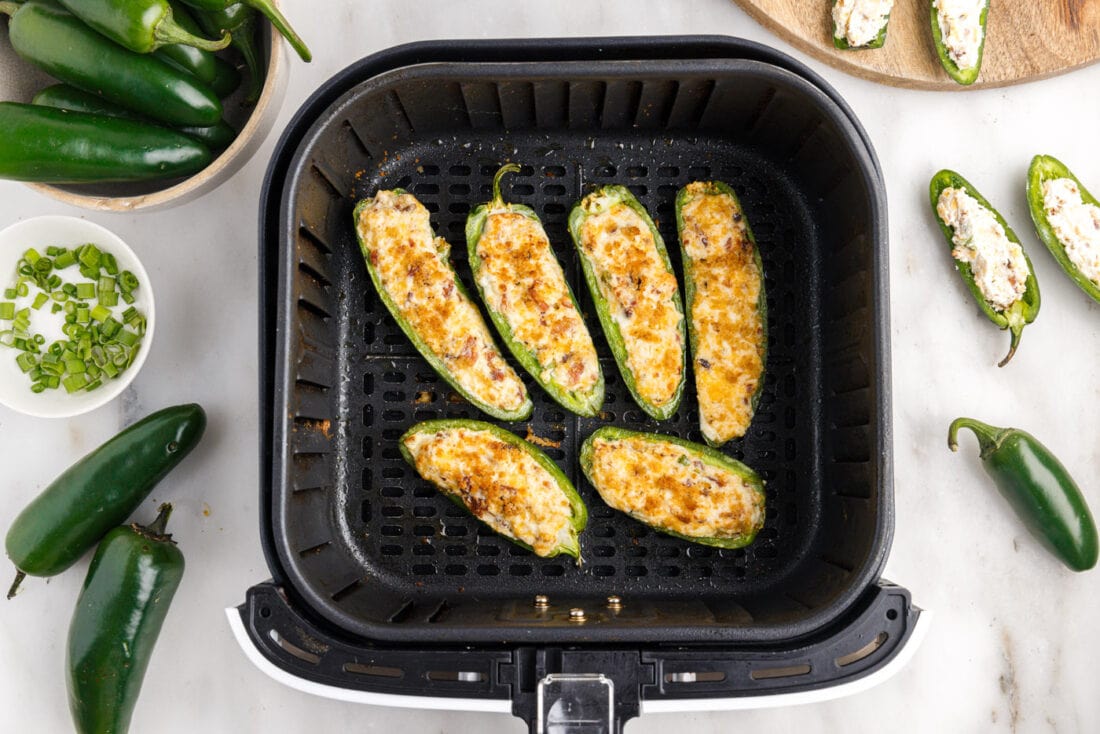 Air Fryer Jalapeno Poppers - Amanda's Cookin'