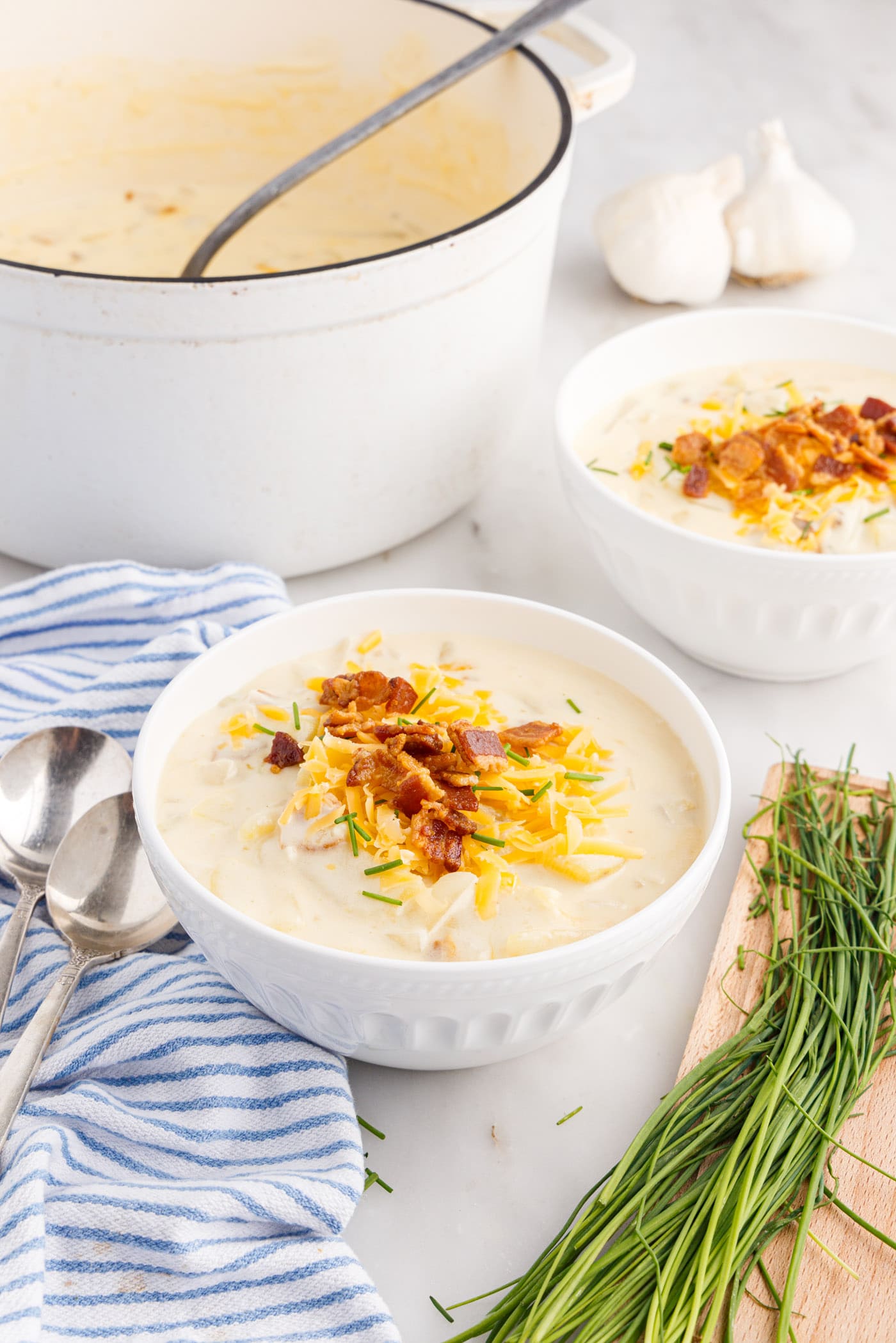 Baked Potato Soup - Amanda's Cookin' - Soup