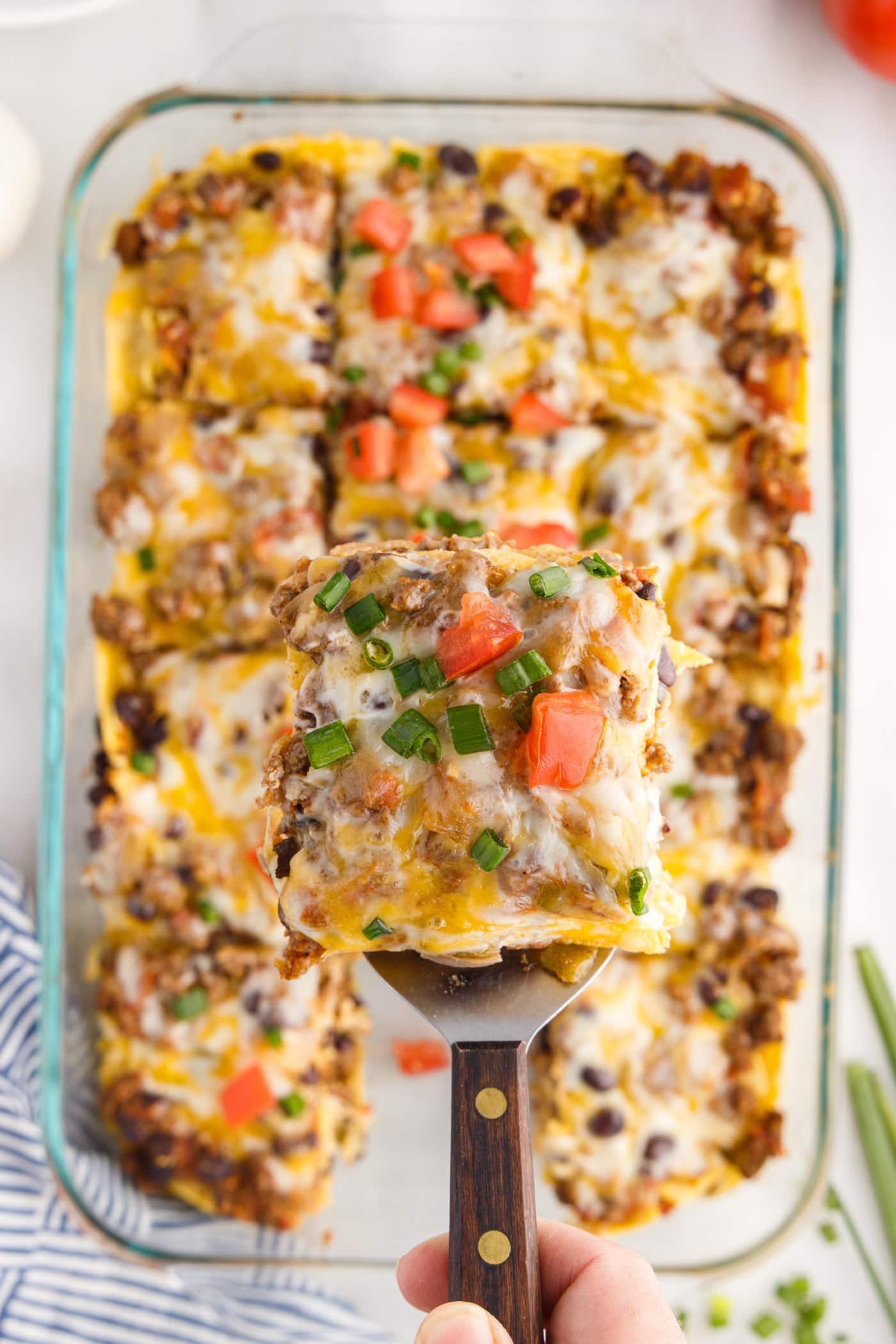 Mexican Lasagna - Amanda's Cookin' - Casseroles