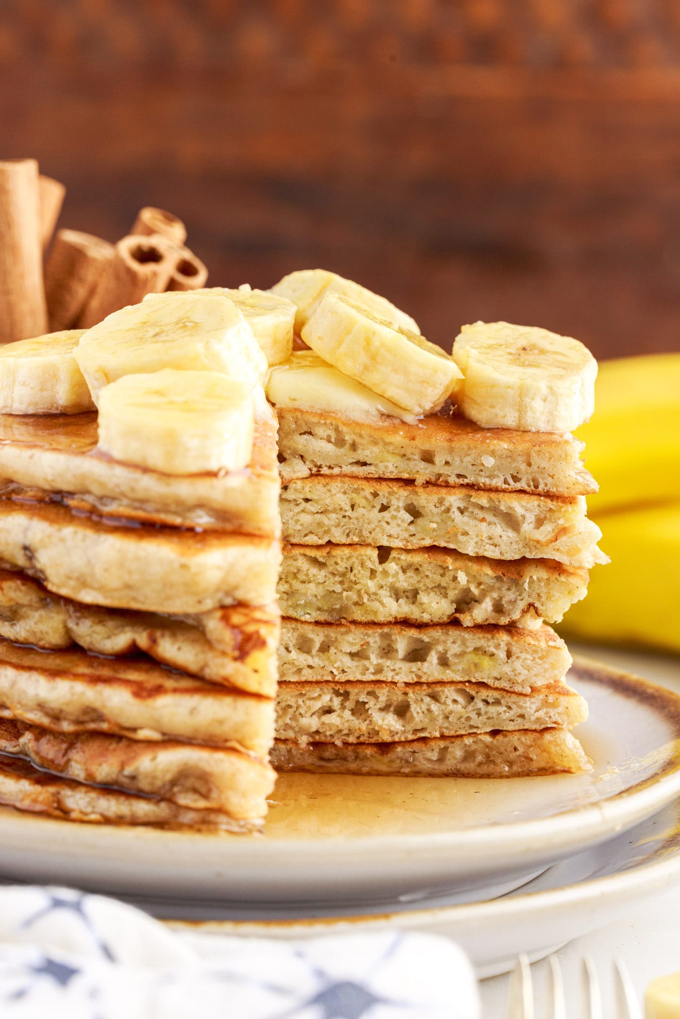 Banana Pancakes - Amanda's Cookin' - Pancakes, Waffles & French Toast
