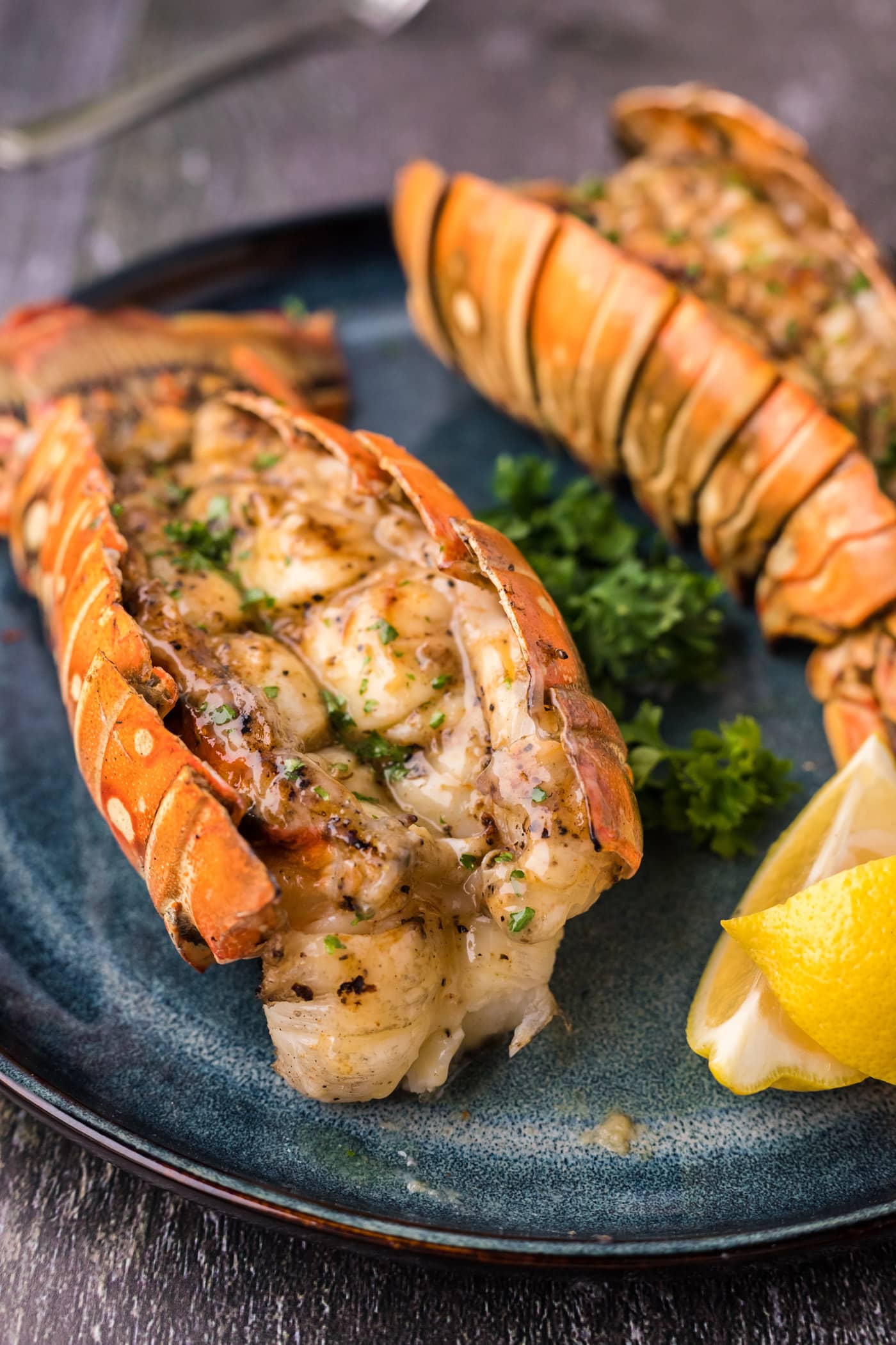 Grilled Lobster Tail - Amanda's Cookin' - Fish & Seafood