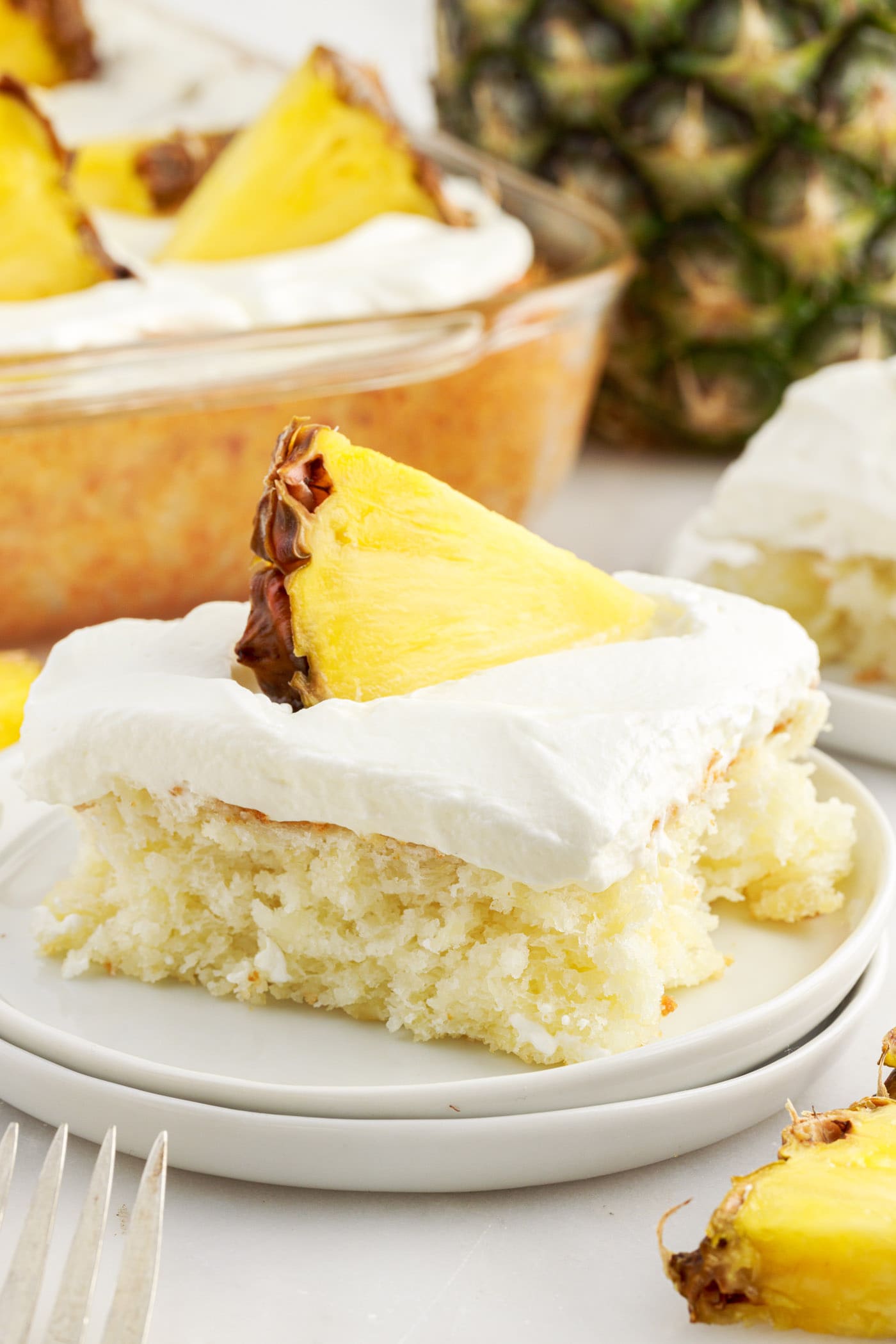 Pineapple Angel Food Cake - Amanda's Cookin' - Cake & Cupcakes