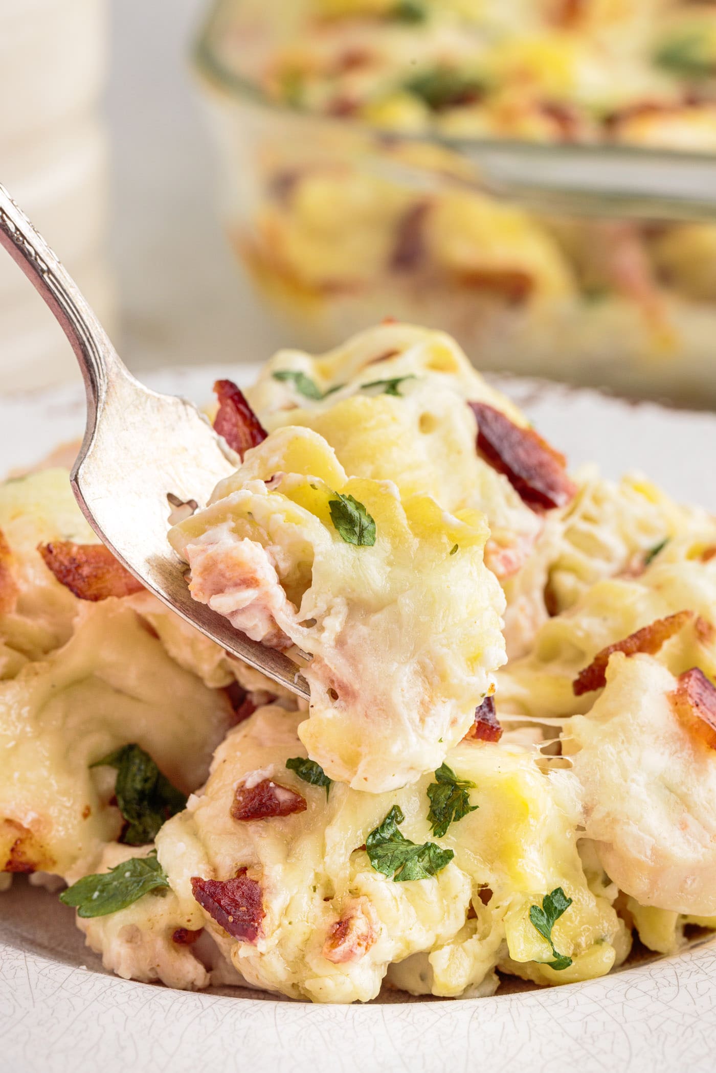 Chicken Bacon Ranch Casserole - Amanda's Cookin' - Casseroles