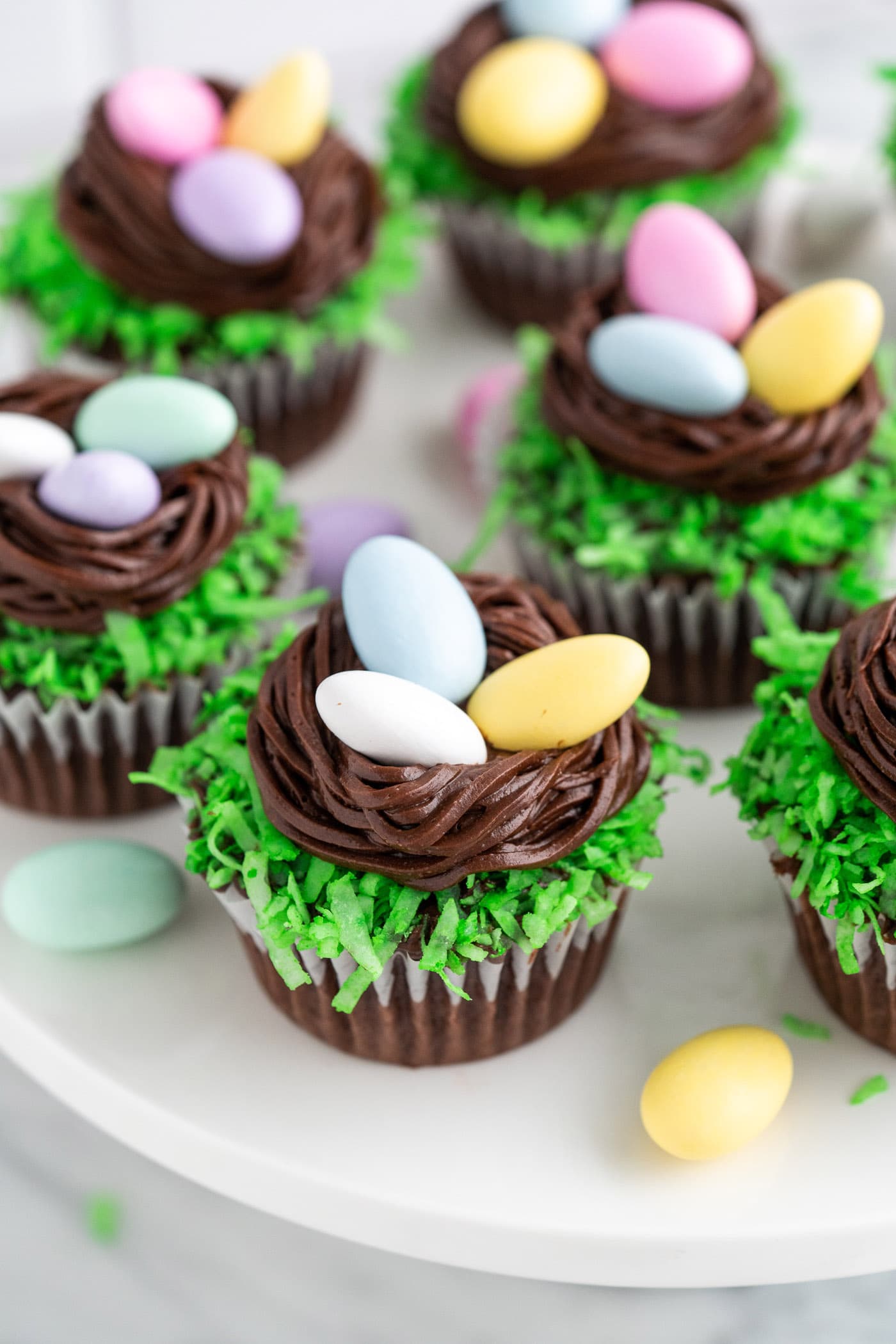 Easter Nest Cupcakes - Amanda's Cookin' - Easter