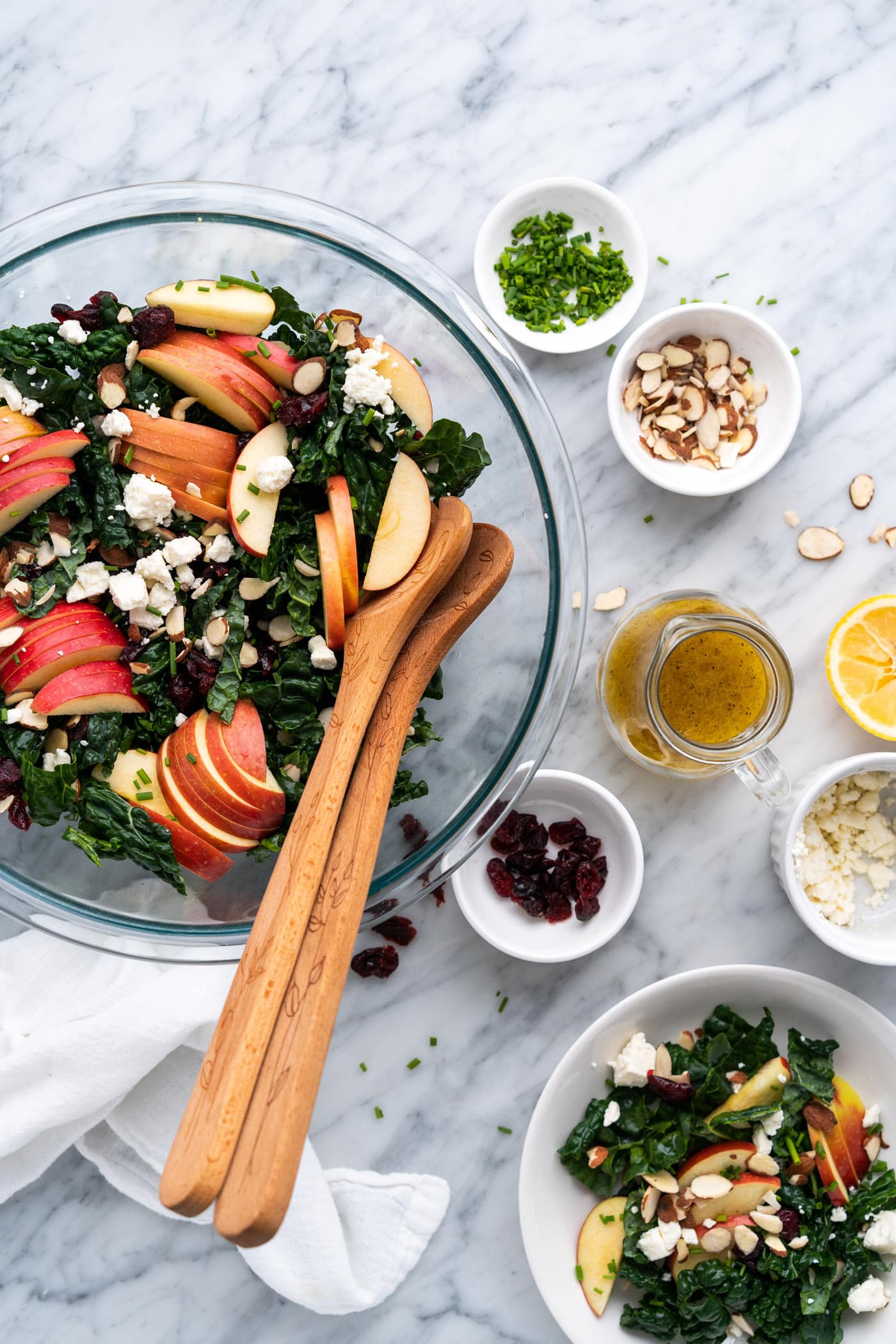 Kale Salad - Amanda's Cookin' - Meatless & Vegetarian