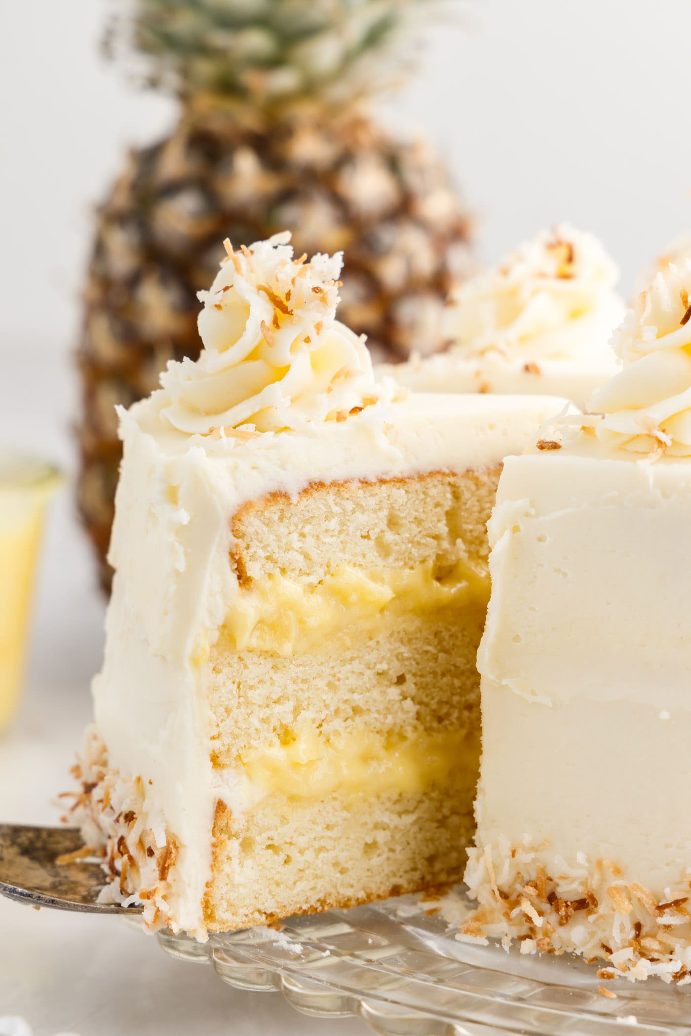 Pineapple Coconut Cake - Amanda's Cookin' - Cake & Cupcakes
