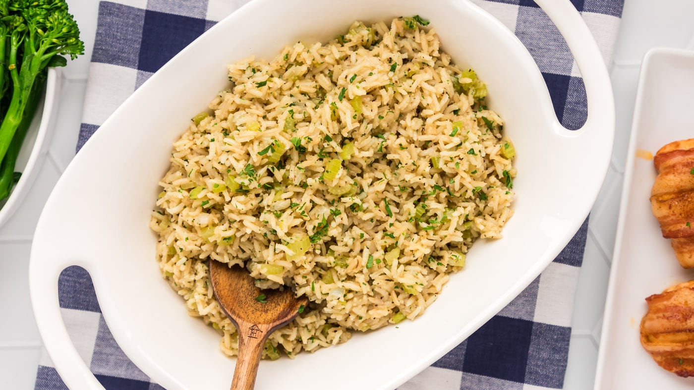 Rice Pilaf - Amanda's Cookin' - Grain Sides