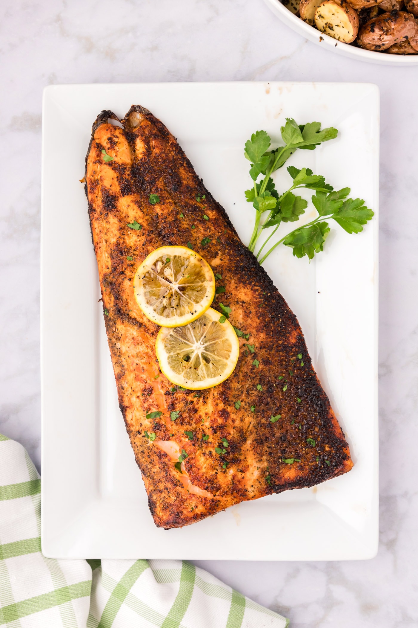 Broiled Salmon - Amanda's Cookin' - Fish & Seafood