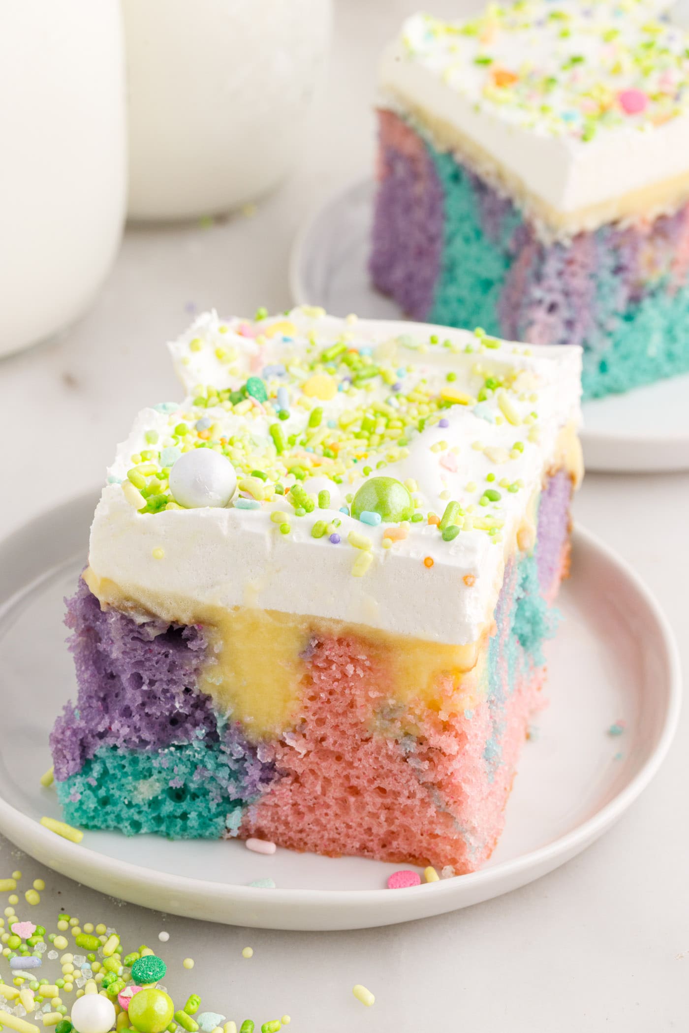 Easter Poke Cake - Amanda's Cookin' - Cake & Cupcakes