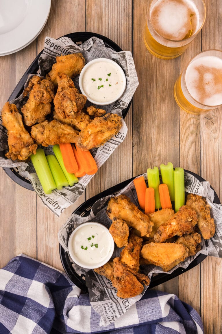Fried Chicken Wings - Amanda's Cookin' - Apps & Finger Foods