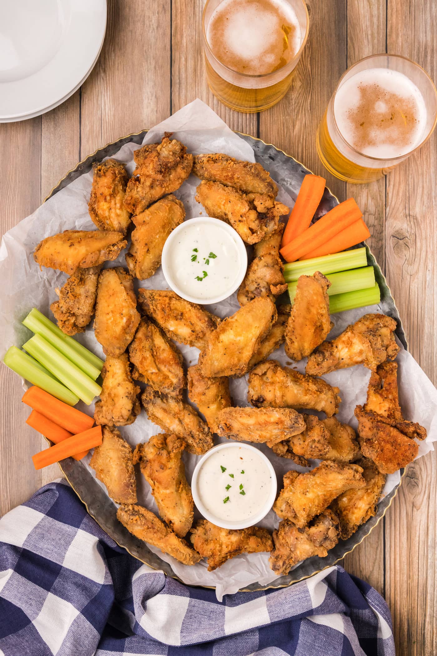 Fried Chicken Wings - Amanda's Cookin' - Apps & Finger Foods