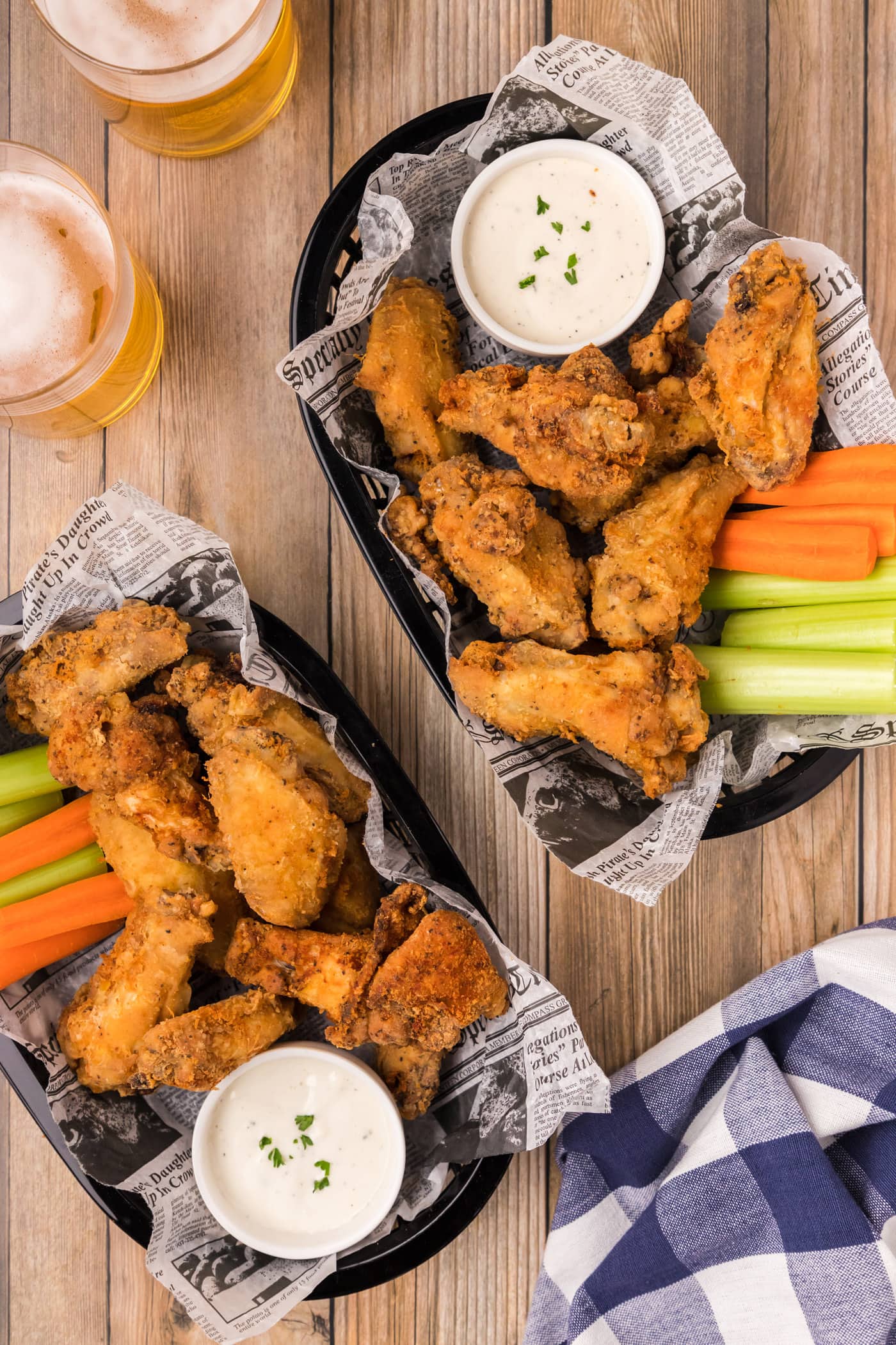 Fried Chicken Wings - Amanda's Cookin' - Apps & Finger Foods