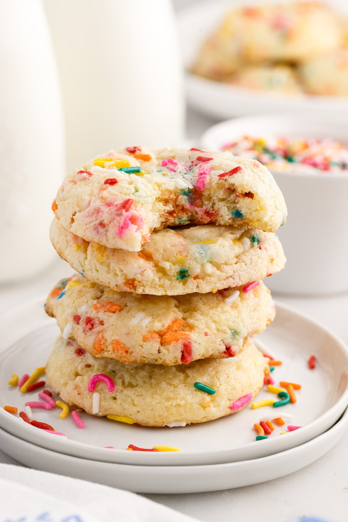 Funfetti Cake Mix Cookies - Amanda's Cookin'