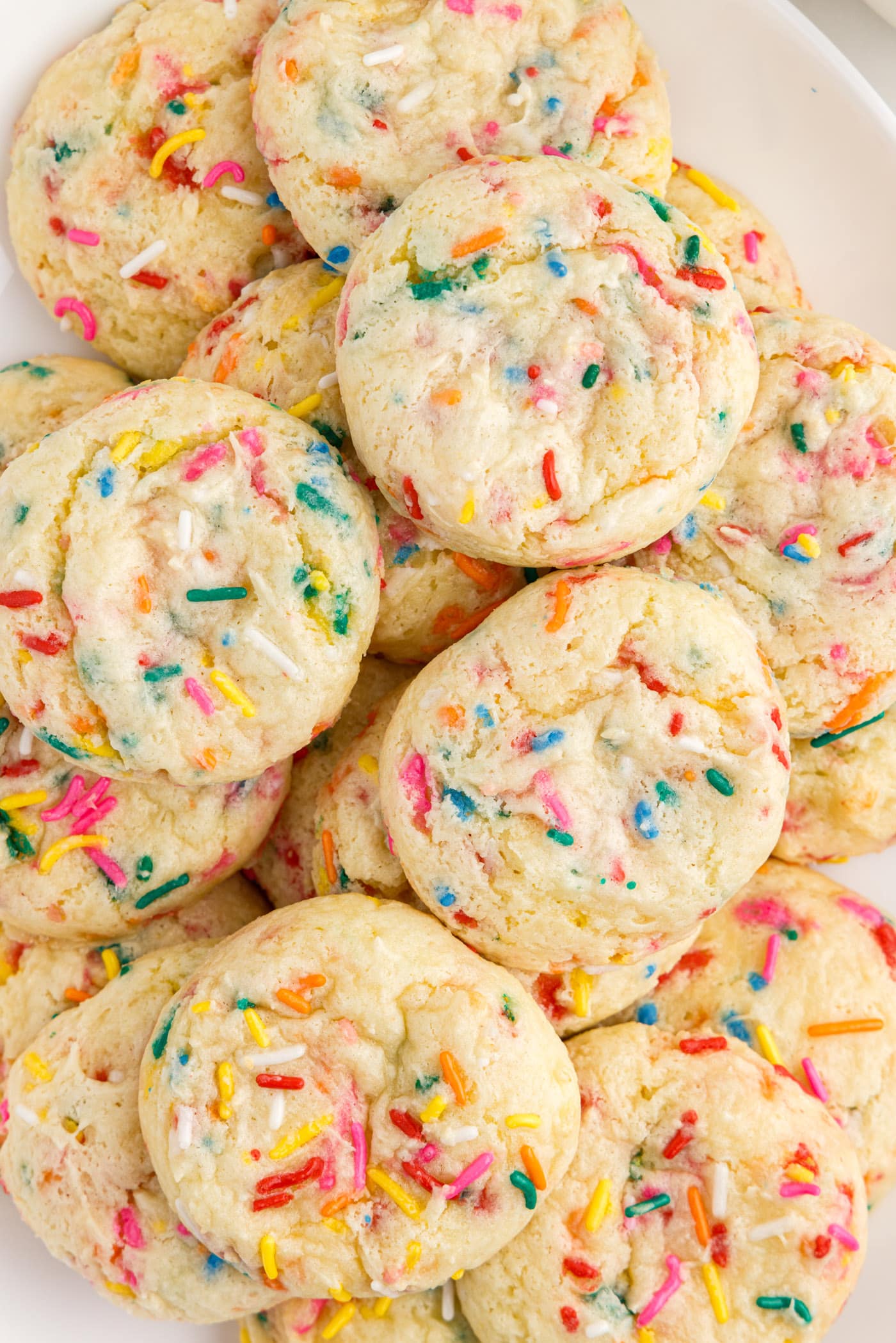 Funfetti Cake Mix Cookies - Amanda's Cookin'
