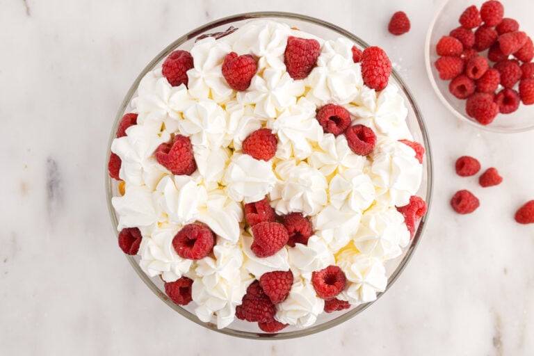 Raspberry Trifle - Amanda's Cookin' - Trifles & Parfaits