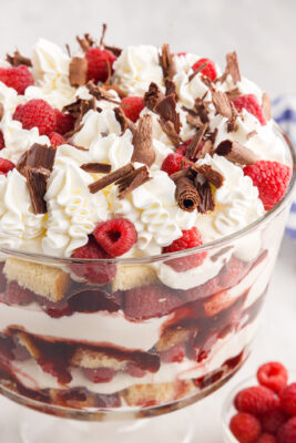 Raspberry Trifle - Amanda's Cookin' - Trifles & Parfaits