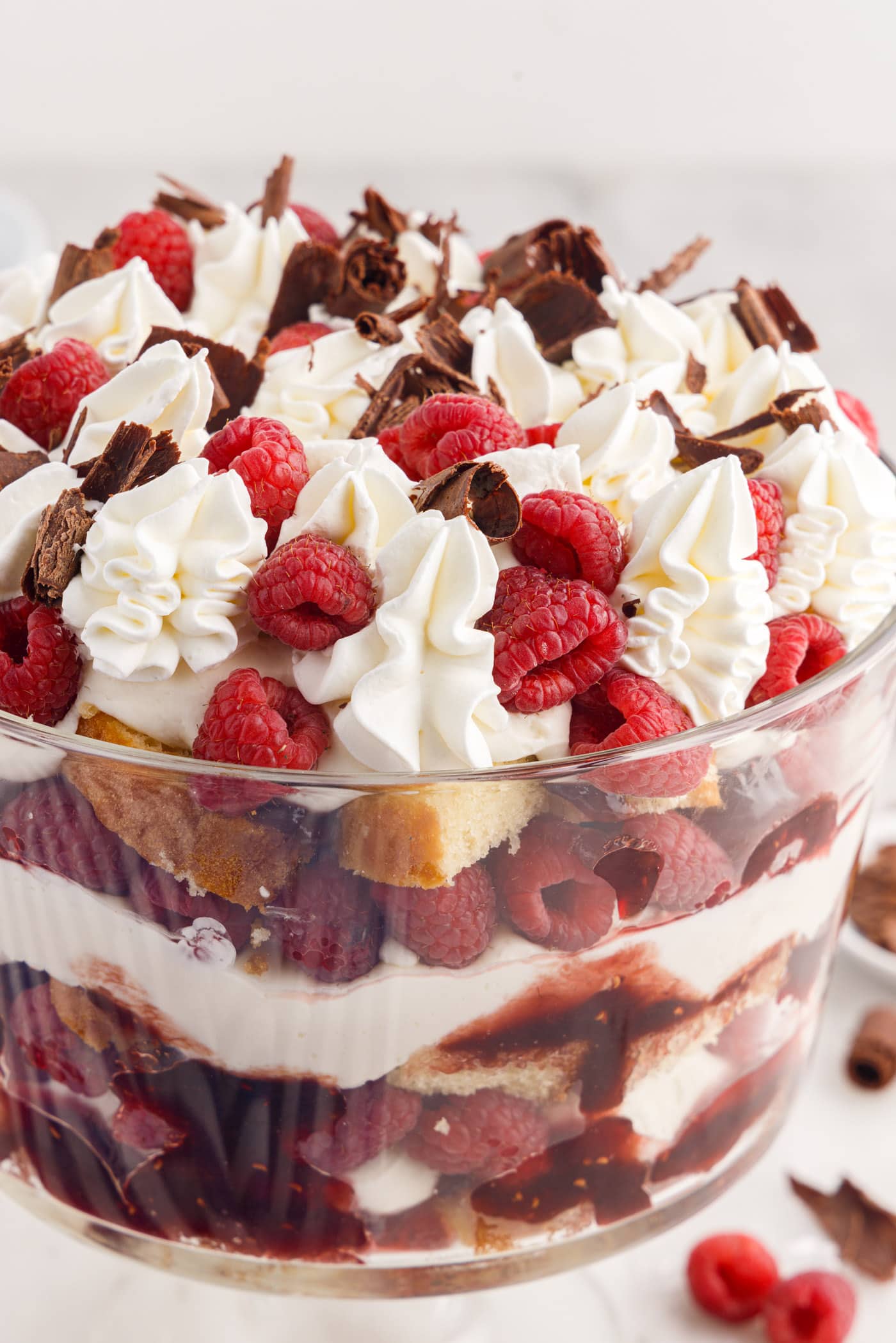 Raspberry Trifle - Amanda's Cookin' - Trifles & Parfaits