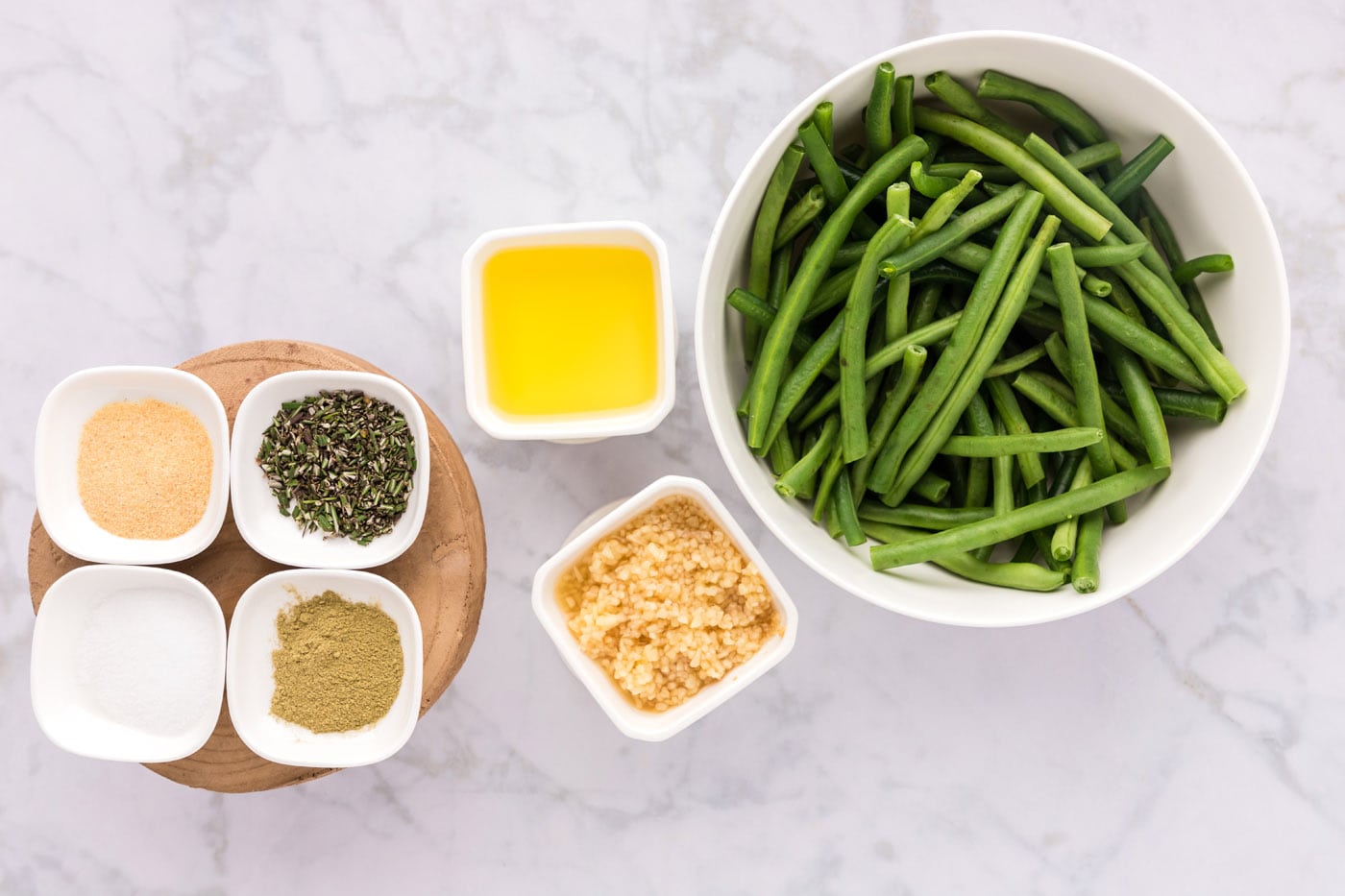 Garlic Green Beans - Amanda's Cookin' - Vegetables