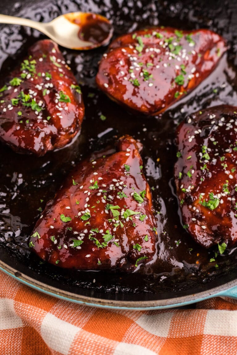 Honey Garlic Chicken Breast - Amanda's Cookin' - Chicken & Poultry