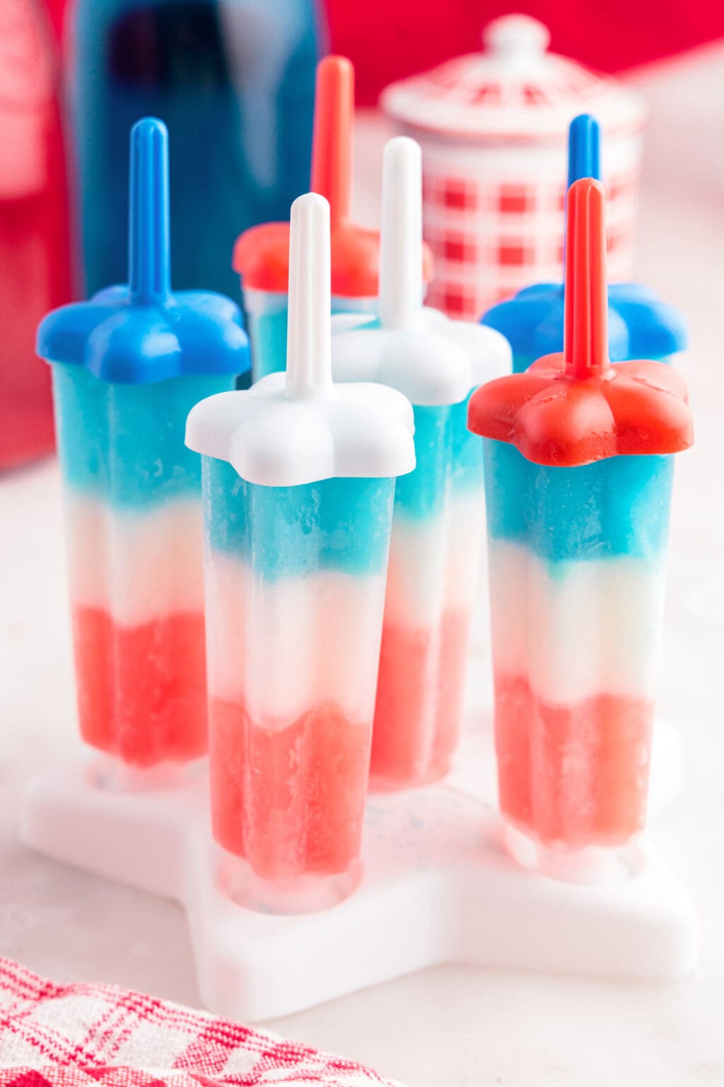 Patriotic Bomb Pops - Amanda's Cookin' - Ice Cream & Frozen Treats