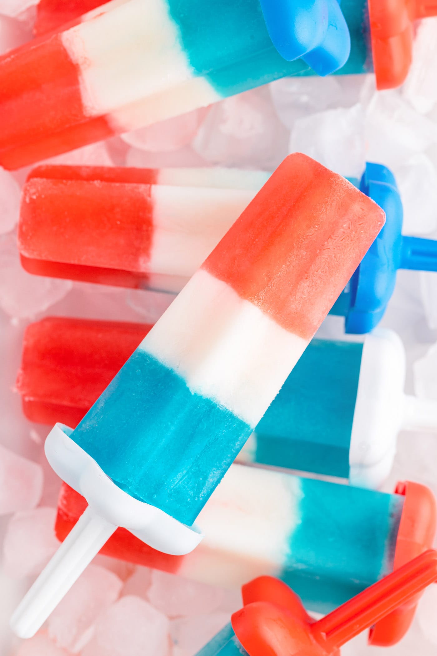 Patriotic Bomb Pops - Amanda's Cookin' - Ice Cream & Frozen Treats